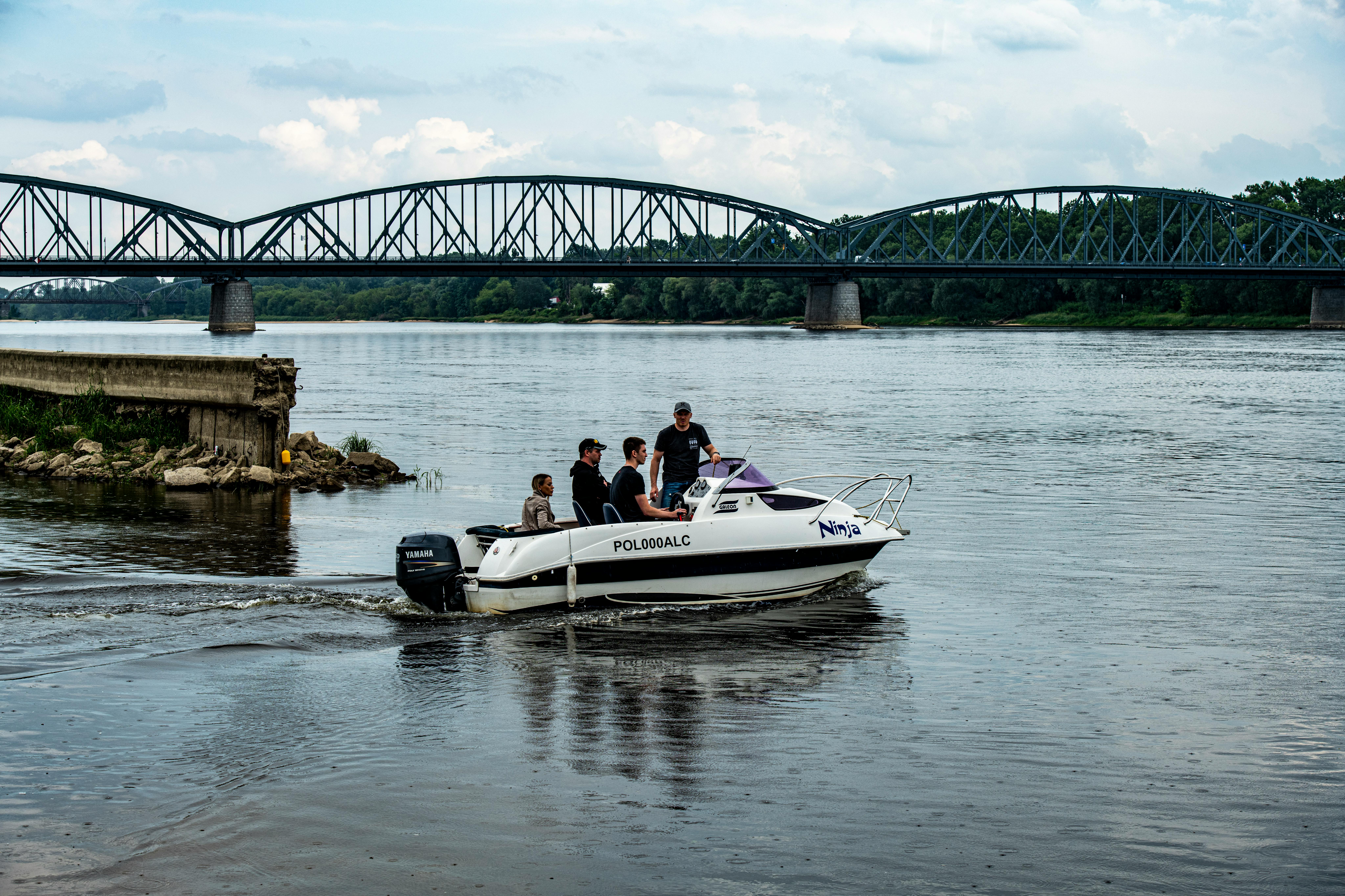 Men on a Motorboat · Free Stock Photo