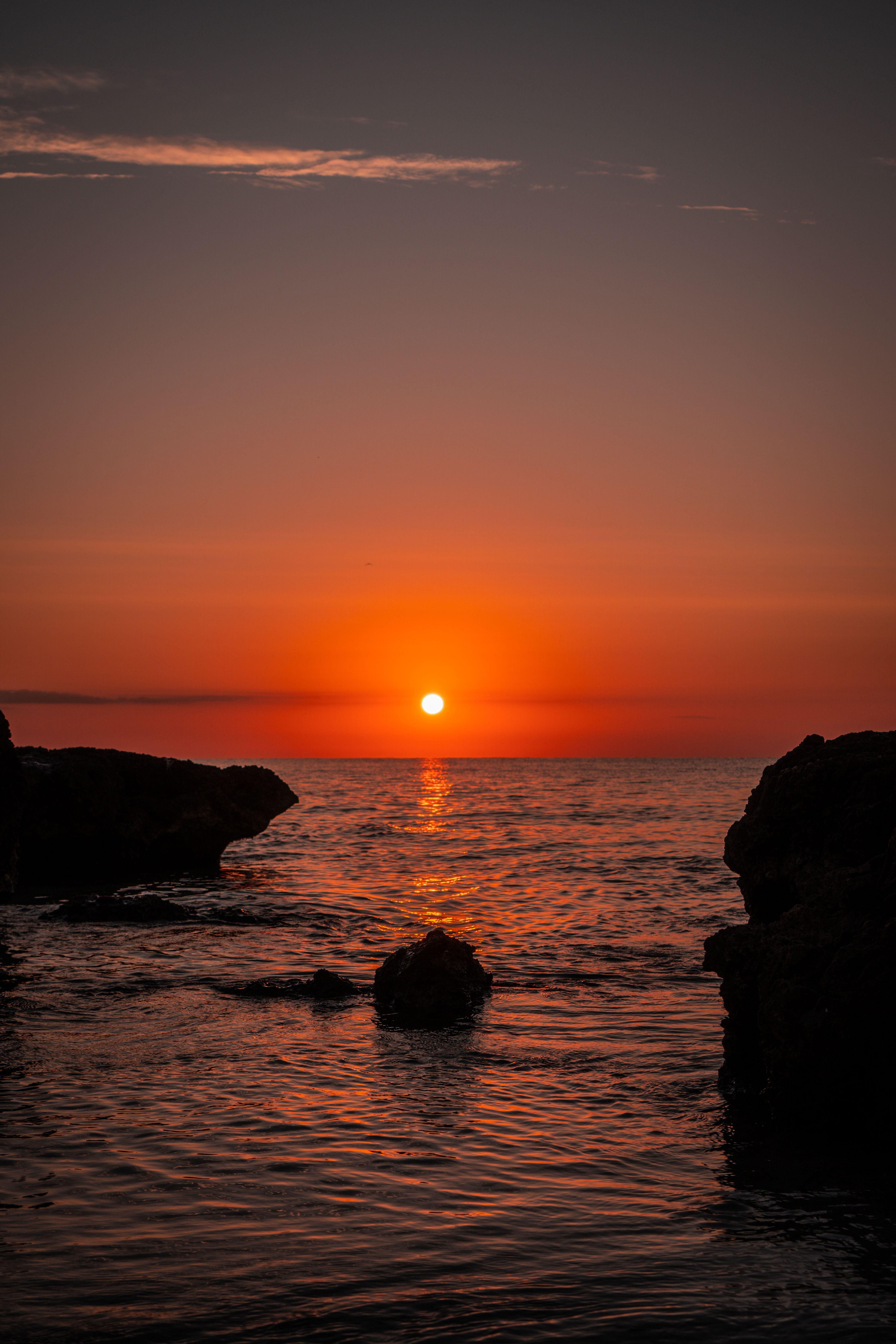 View of Sunset Over Body of Water · Free Stock Photo