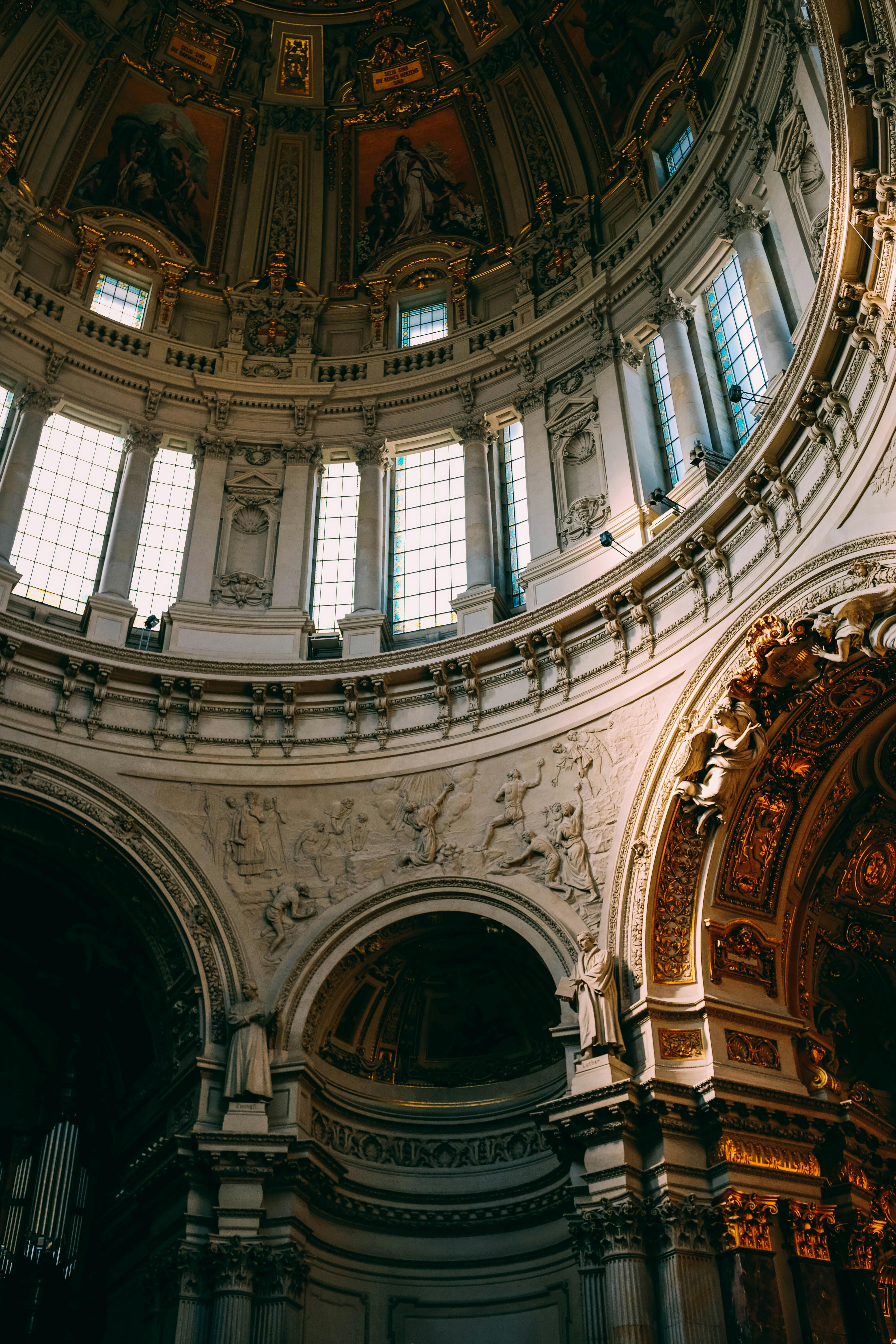 White Church Interior Photo · Free Stock Photo