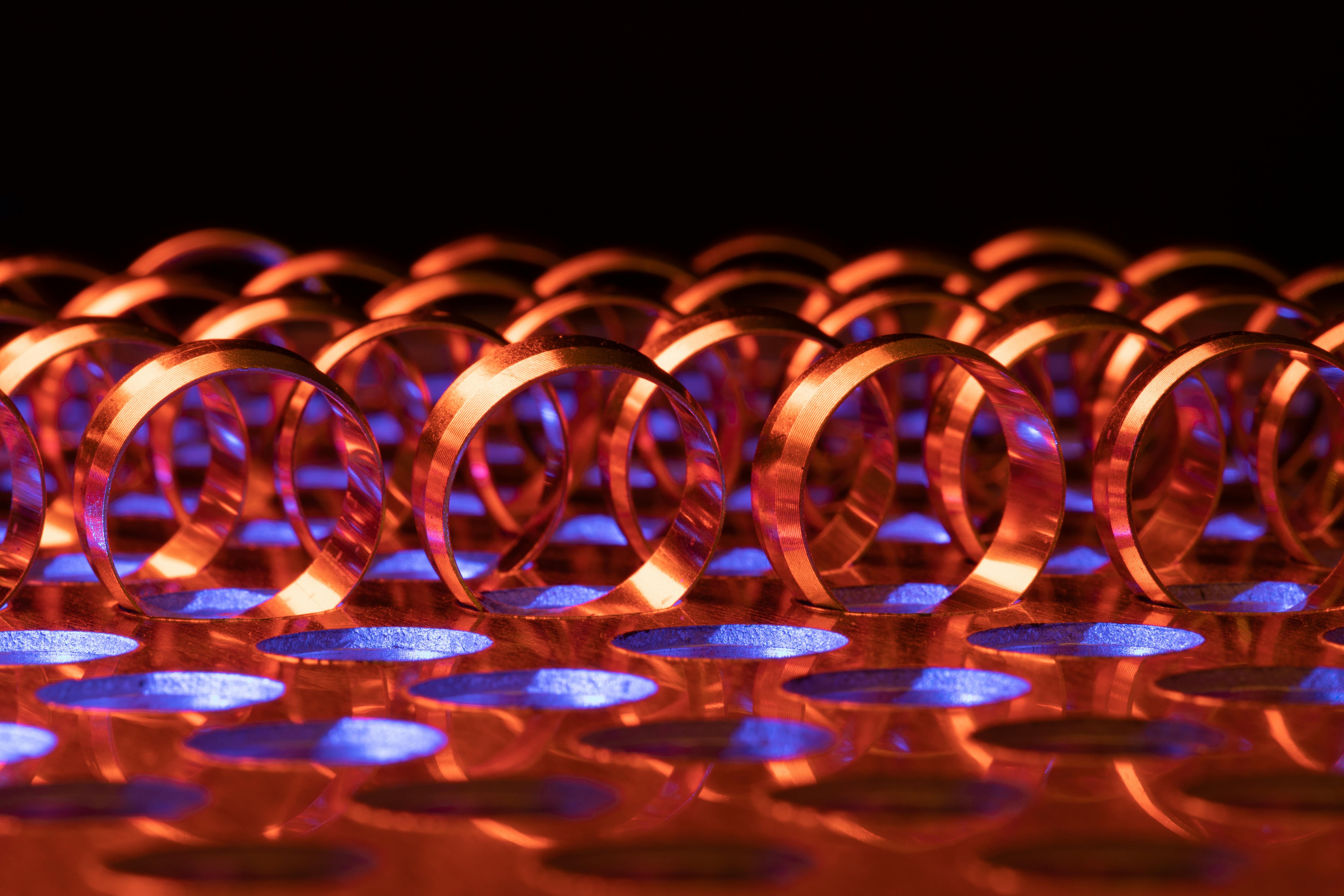 Brass plumbing olive compression fittings · Free Stock Photo