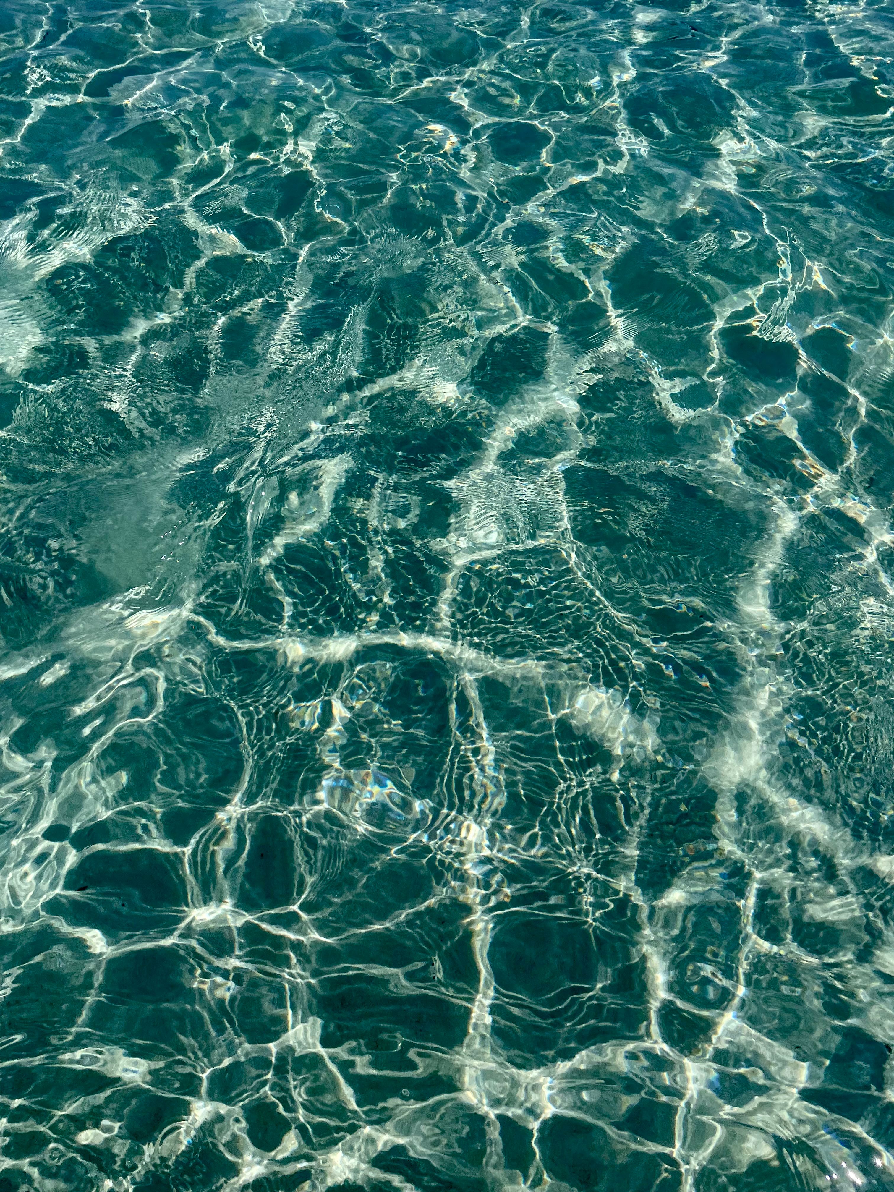 A close up of the water surface in the ocean · Free Stock Photo