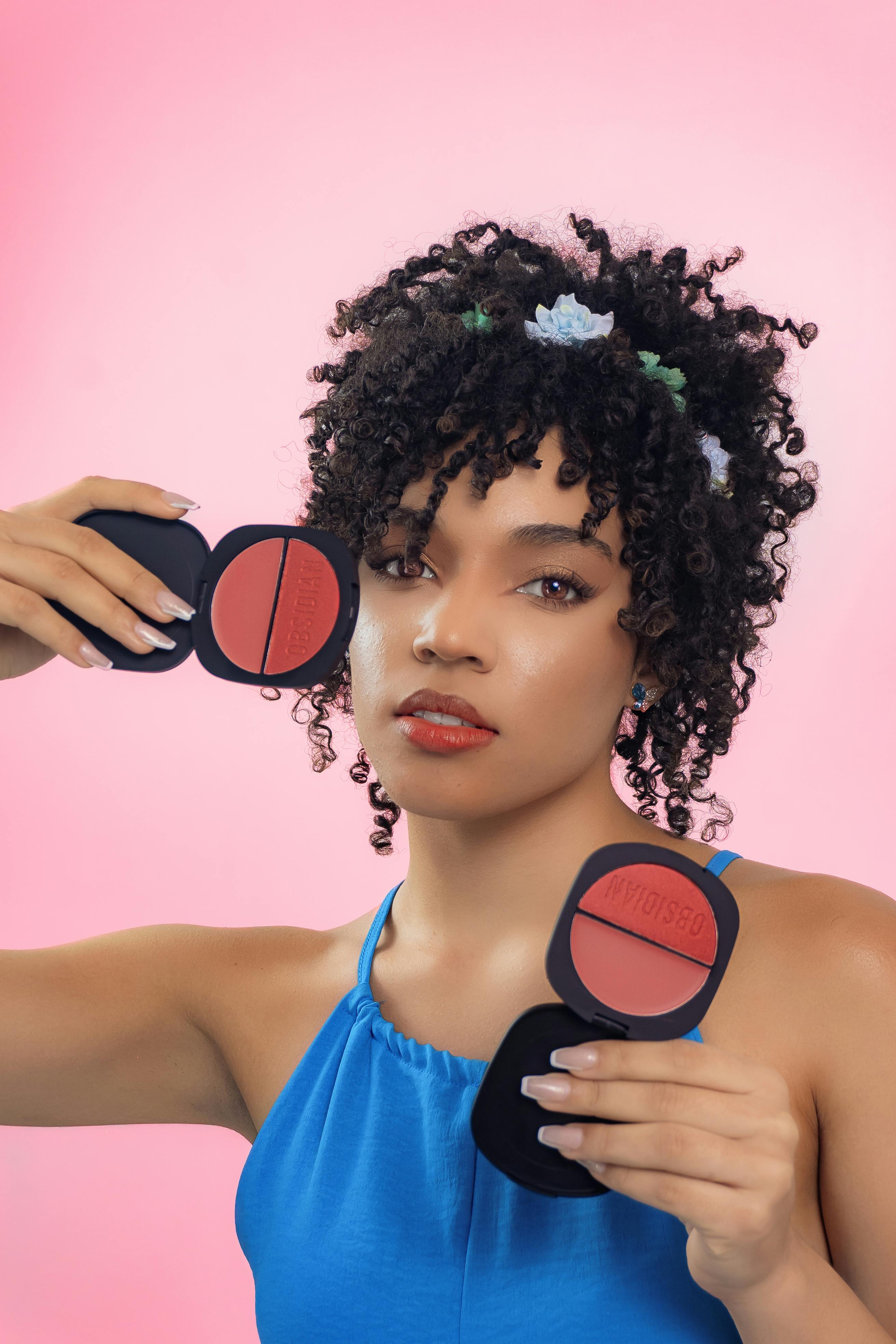 Photo of Posing Woman Touching Her Lips · Free Stock Photo