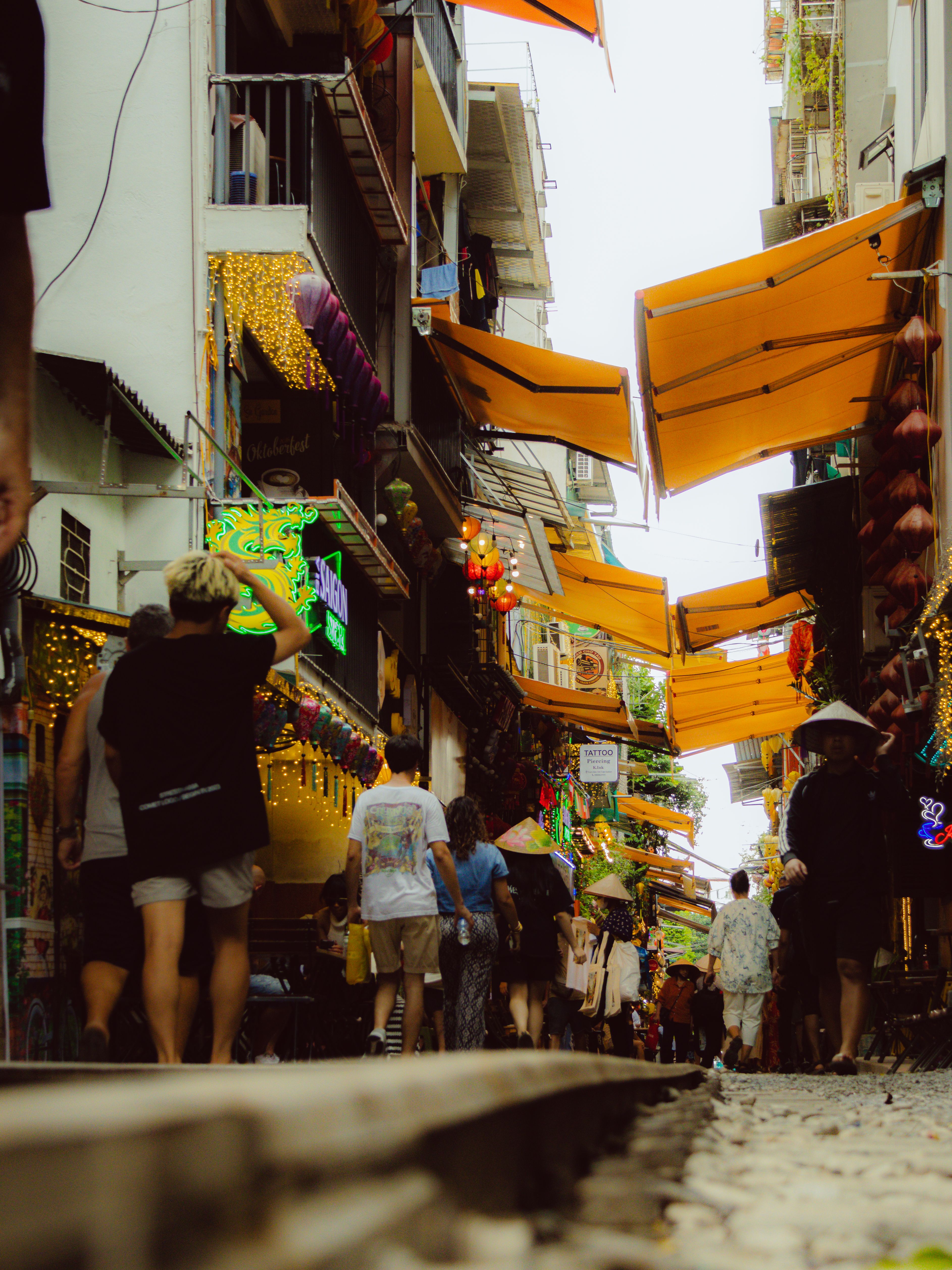 People Beside Train Rails · Free Stock Photo