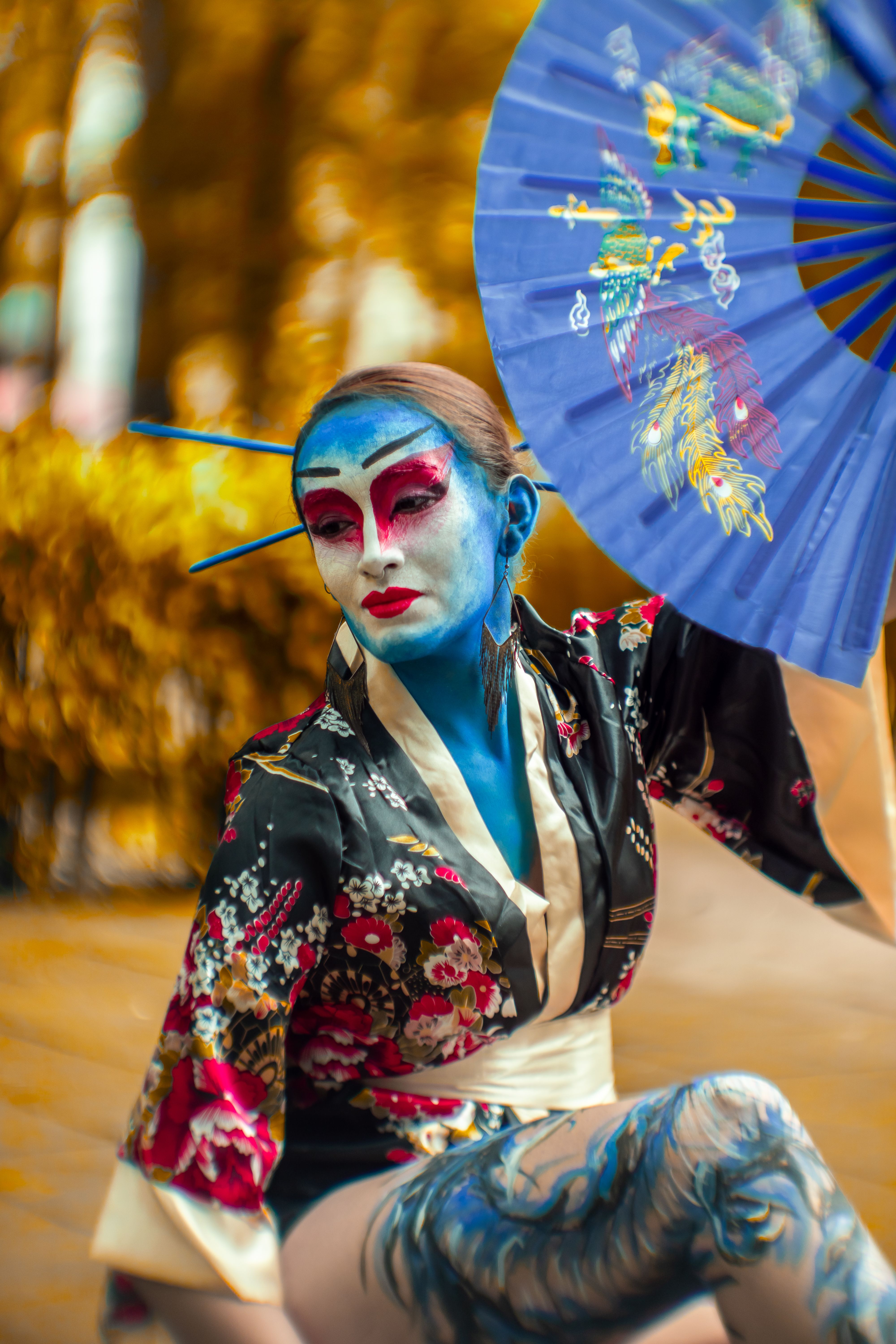 Geisha Biru · Foto Stok Gratis