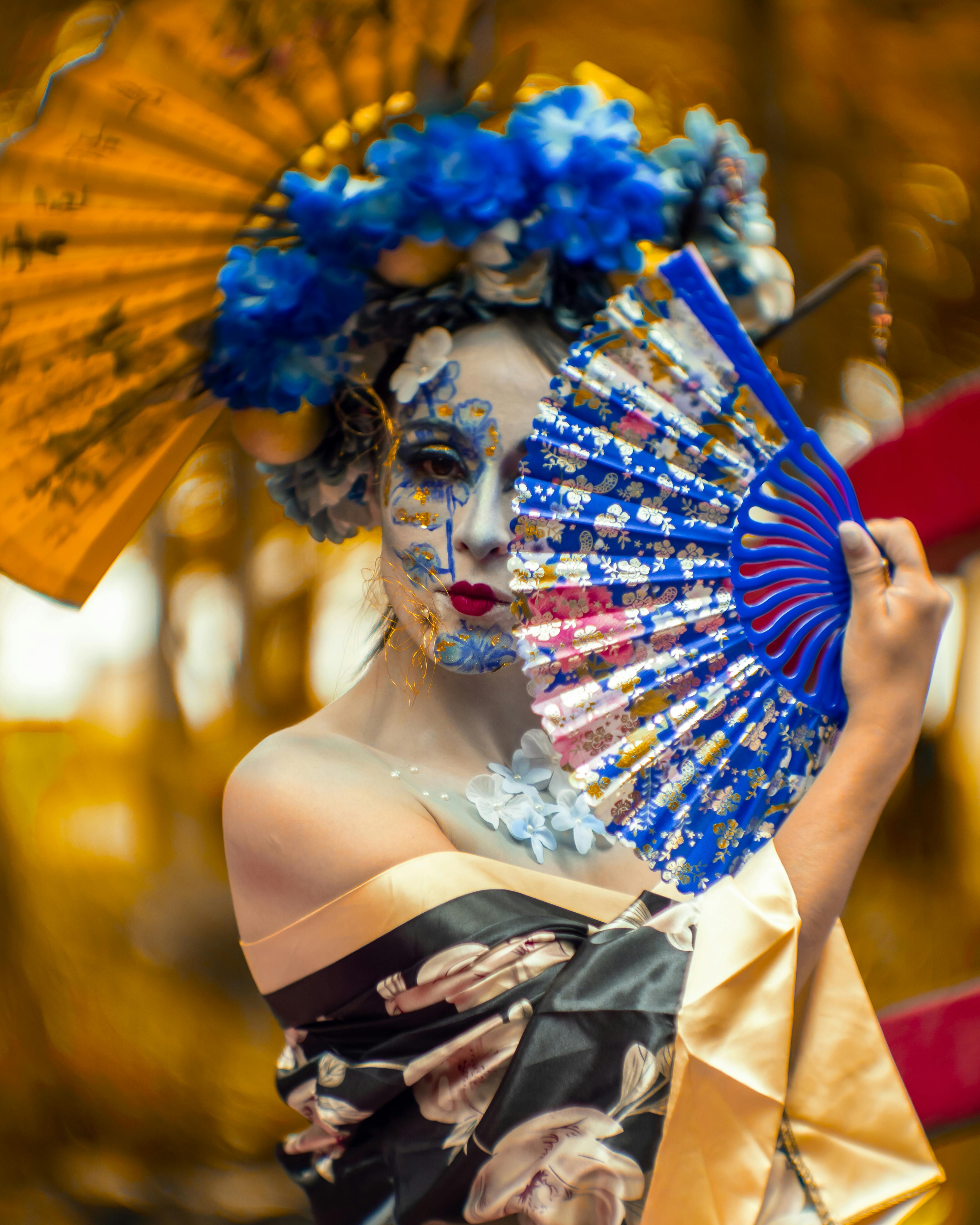 Geisha Blue · Free Stock Photo