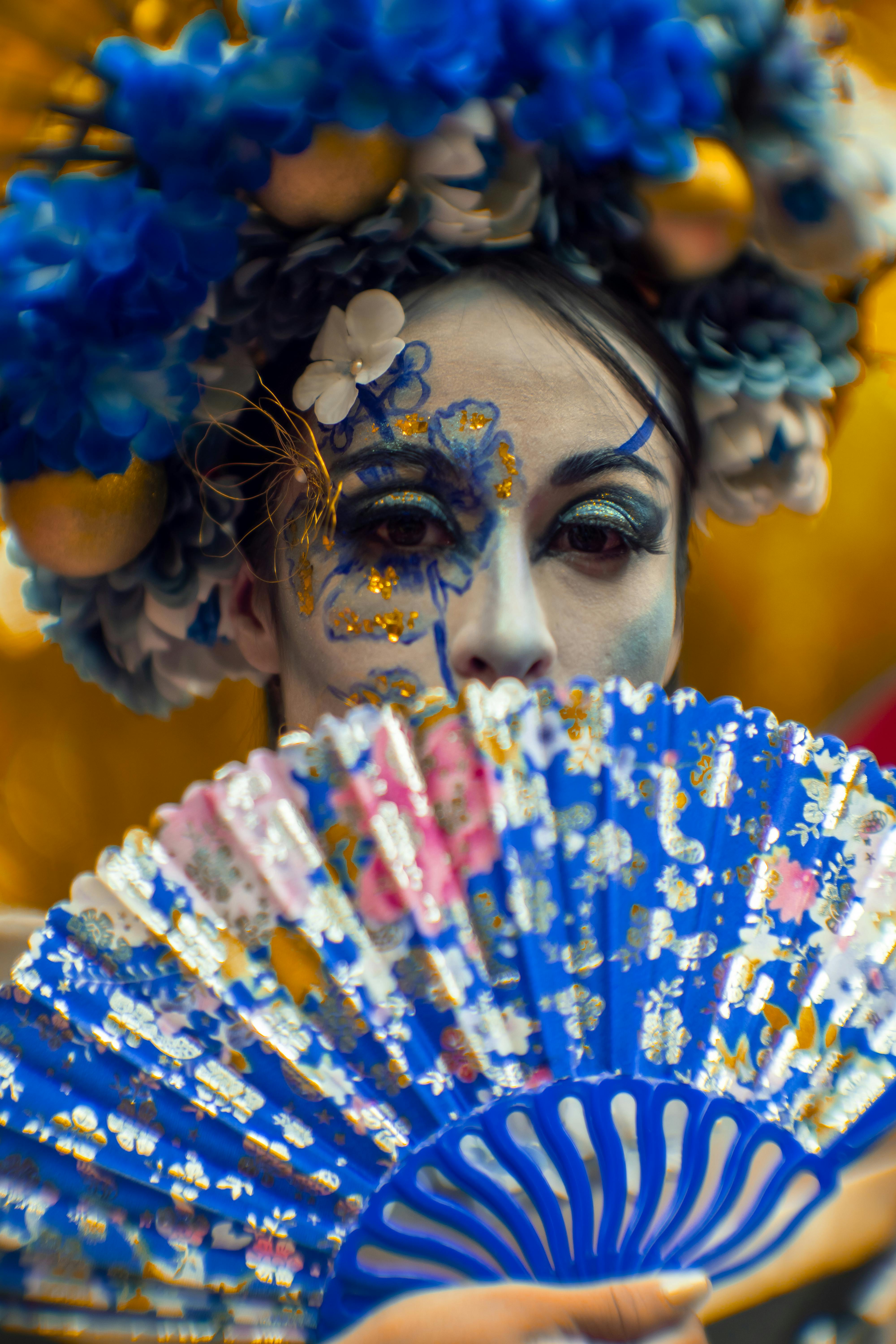 Geisha Blue · Free Stock Photo