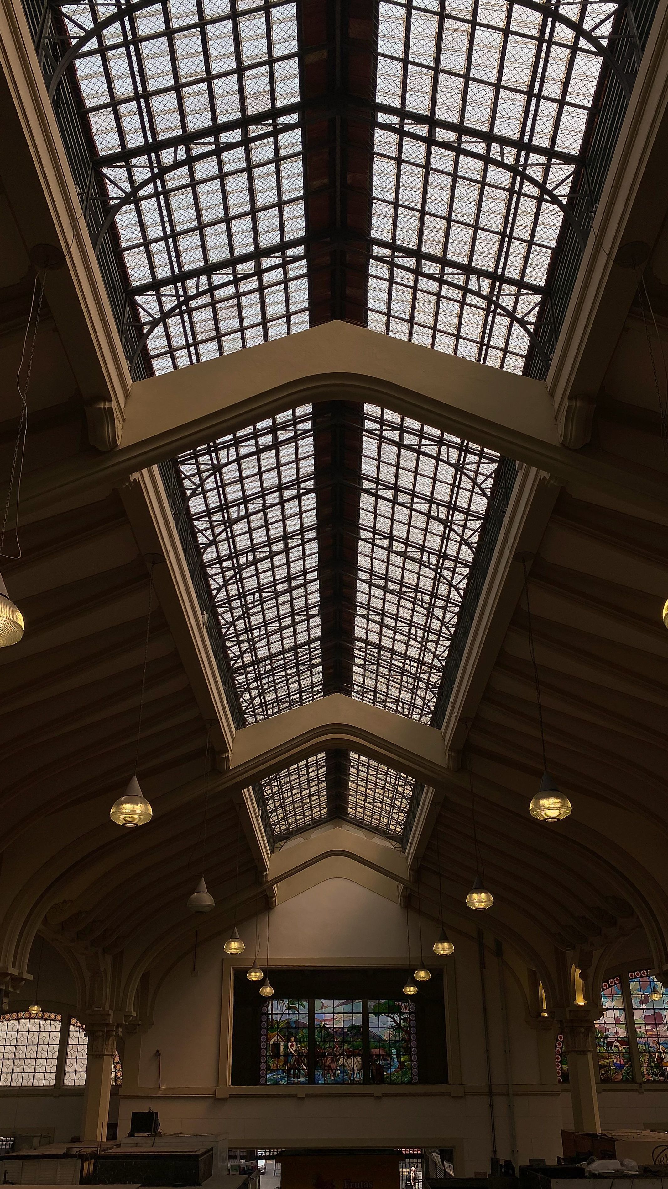 Ceiling on Train Station · Free Stock Photo