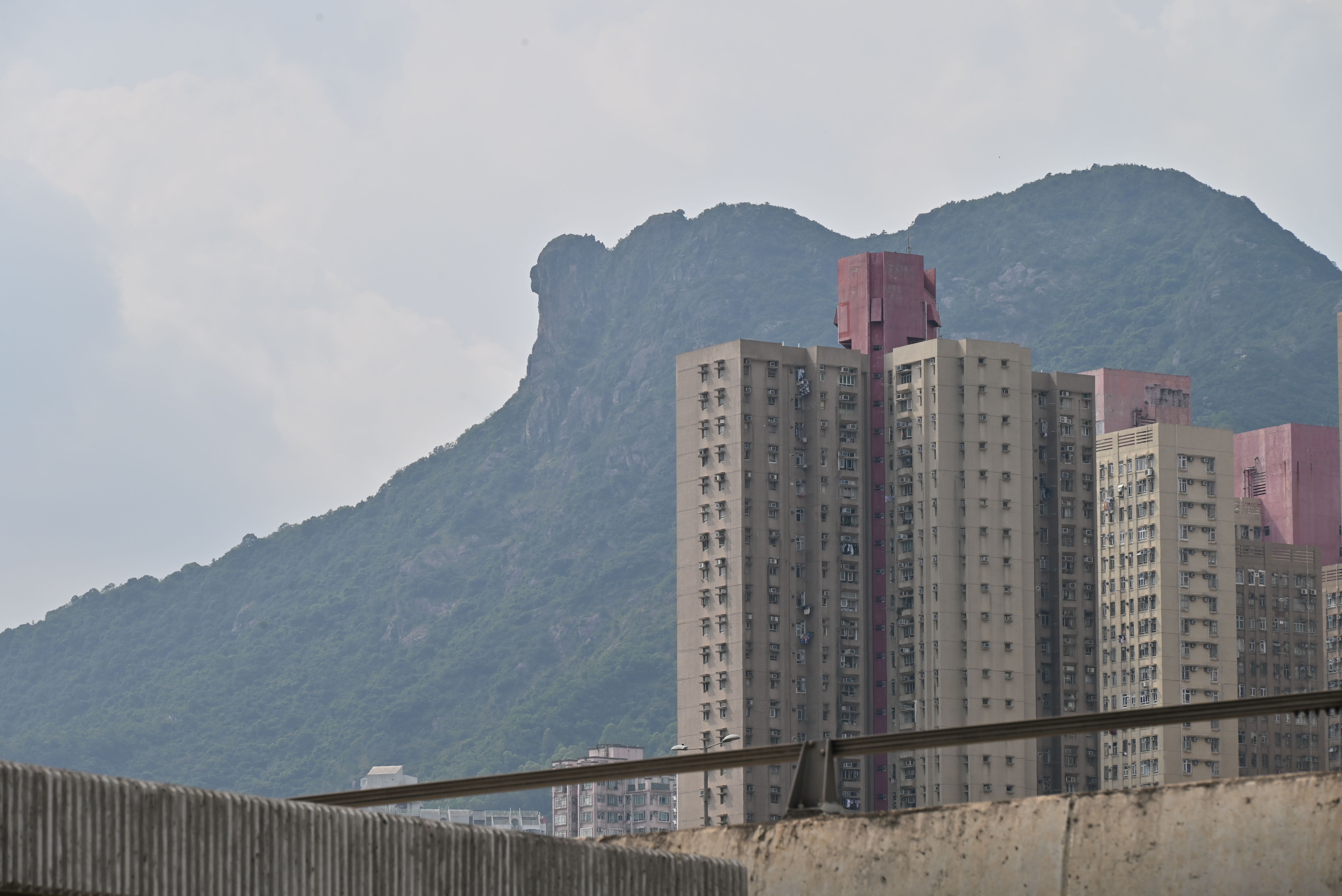 View of Apartment Buildings on the Background of a Mountain · Free ...