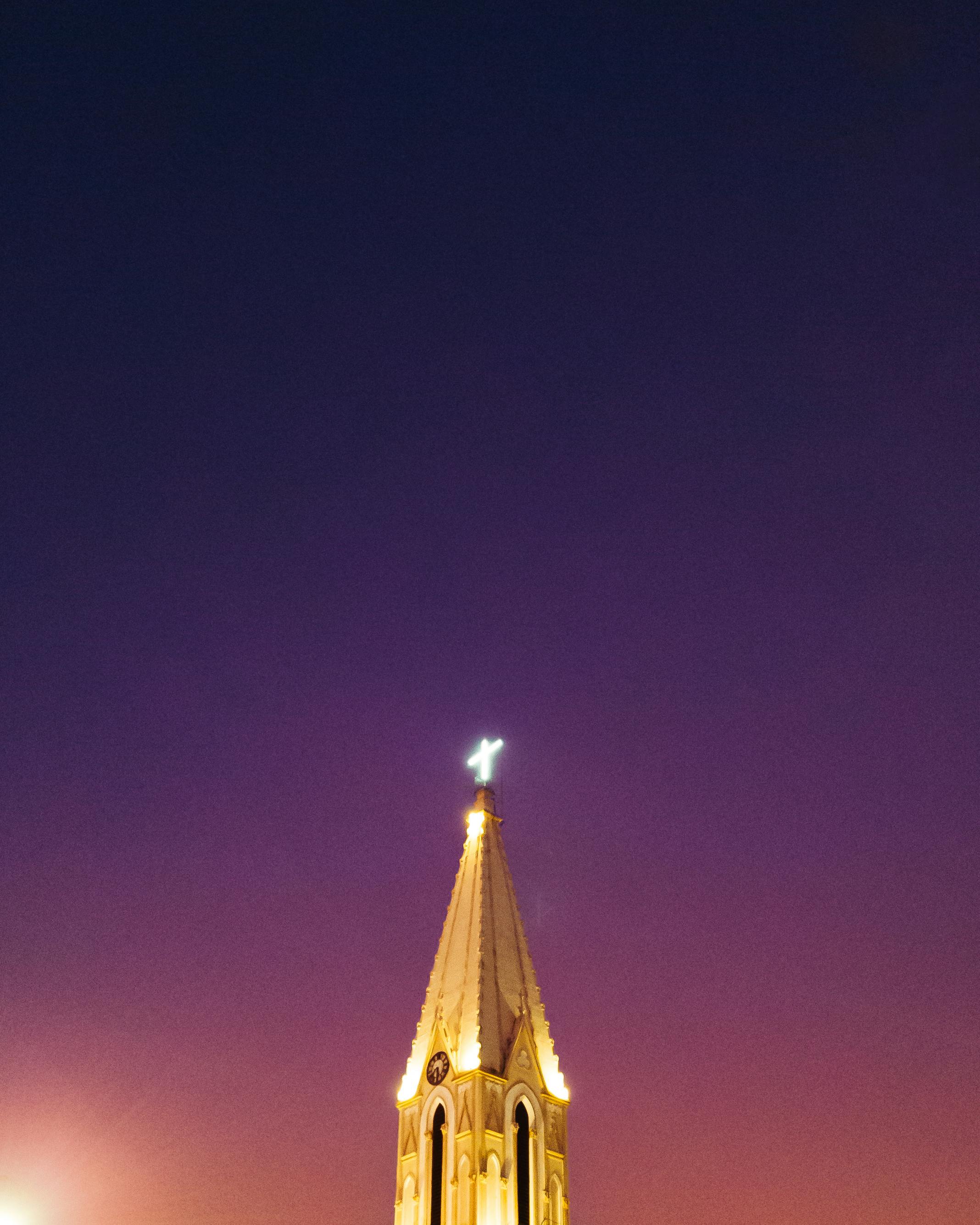 Tower Top of Christian Church · Free Stock Photo