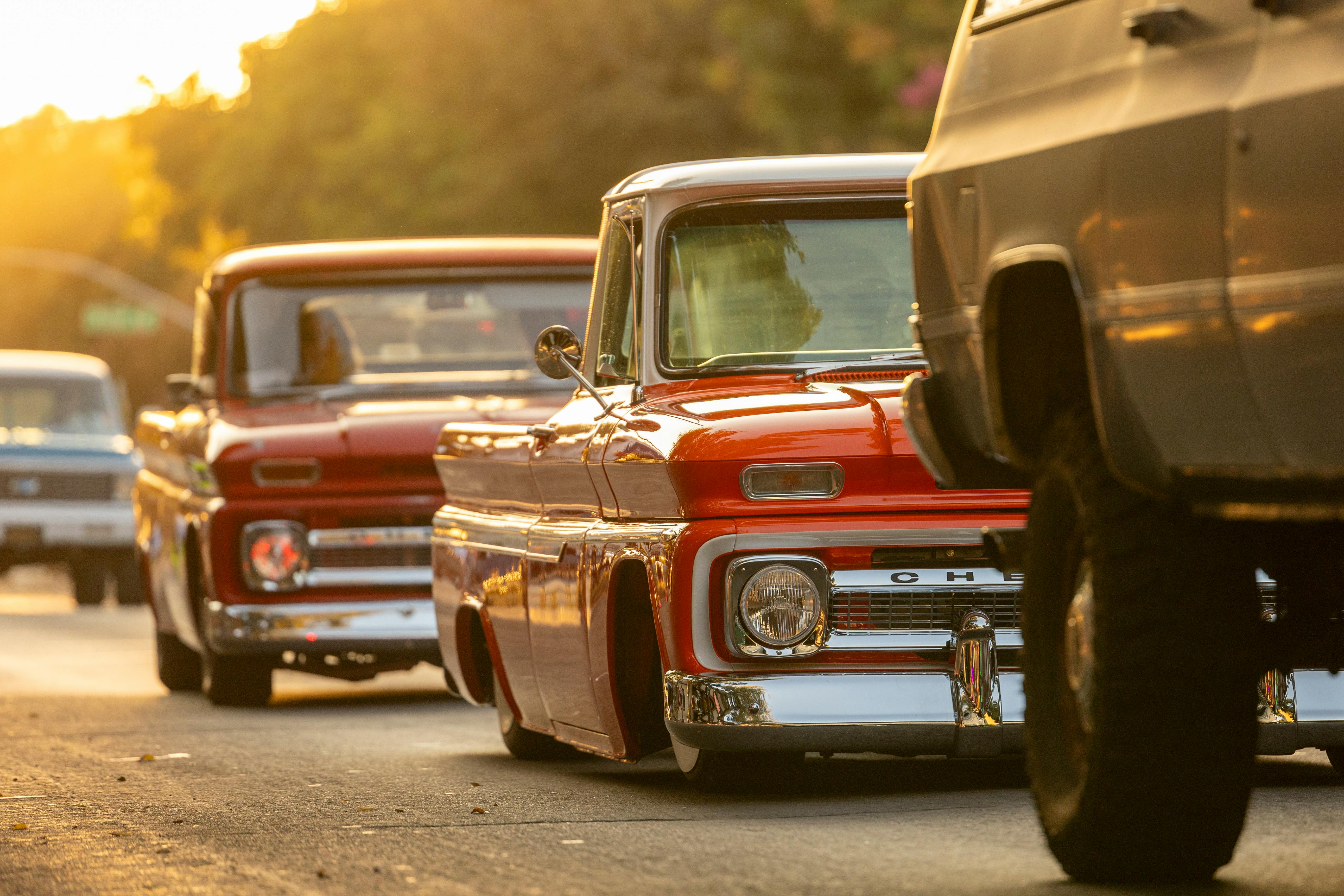 Photo of Five Cars Parked · Free Stock Photo