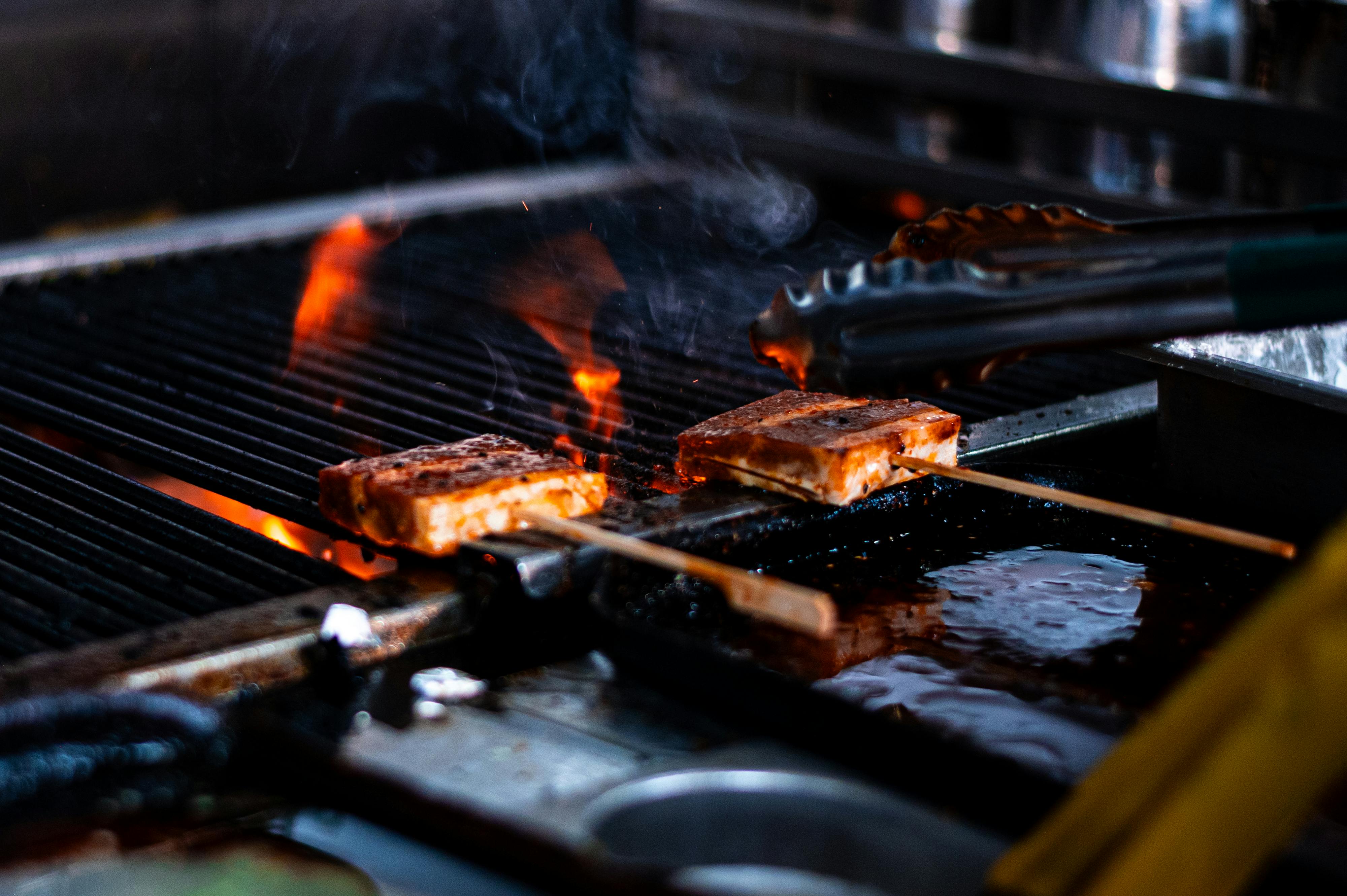 A Person Grilling Food · Free Stock Photo