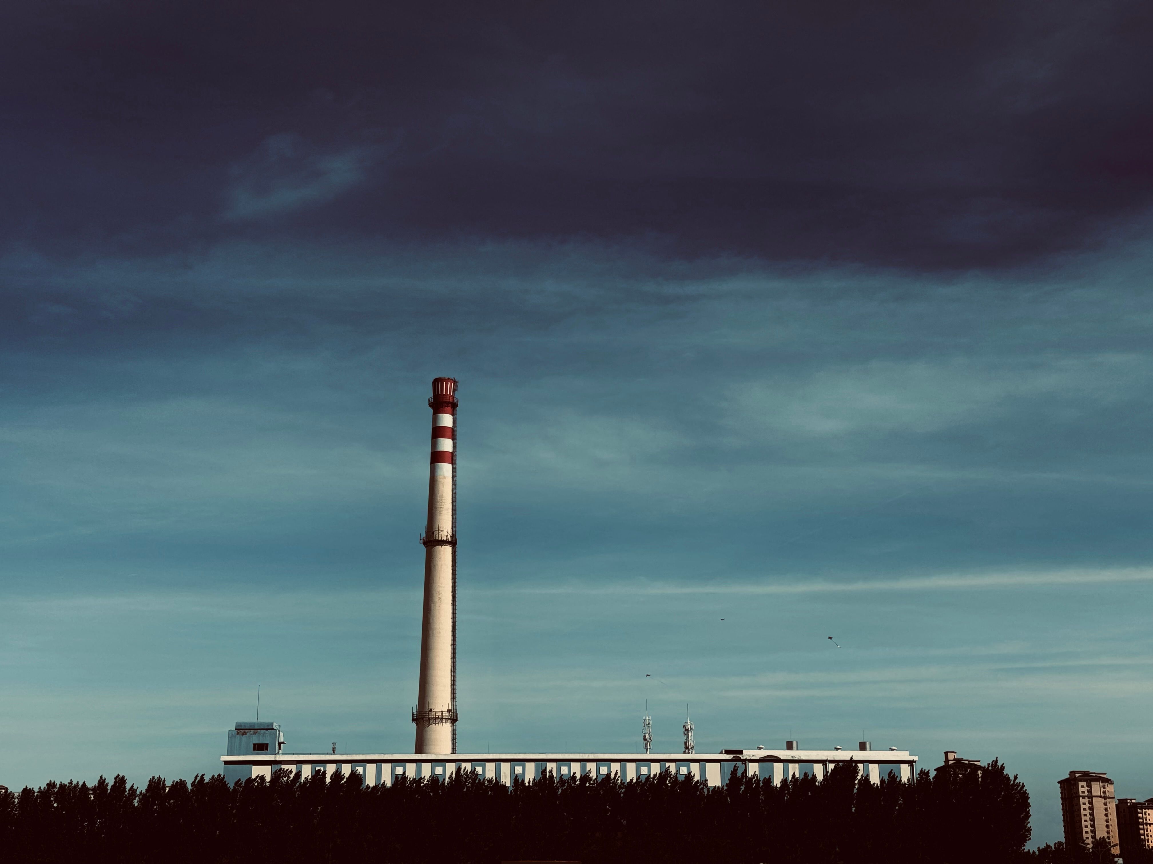 Chimney in a Factory · Free Stock Photo
