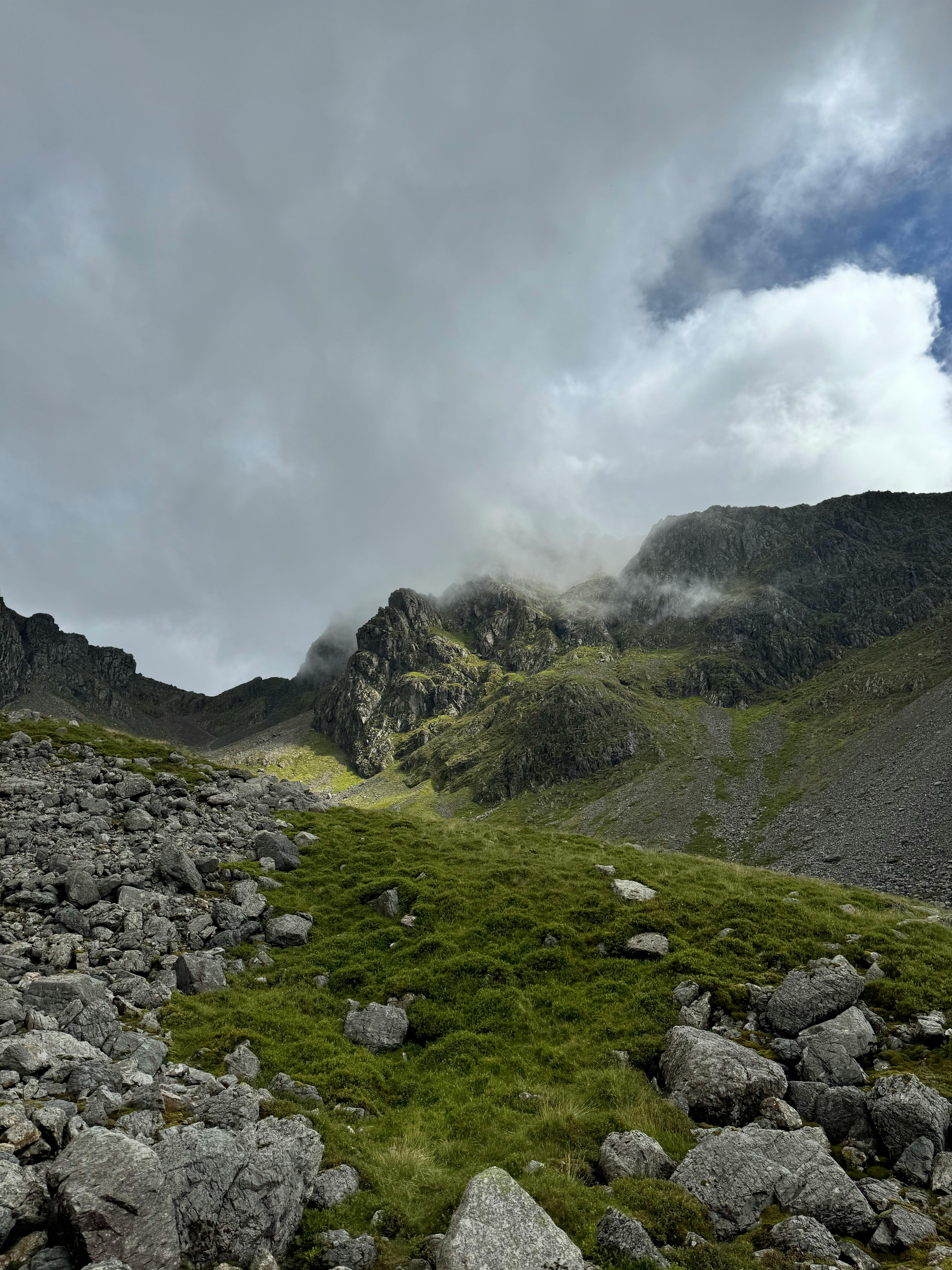 Water Stream With Brown Rocks Painting · Free Stock Photo