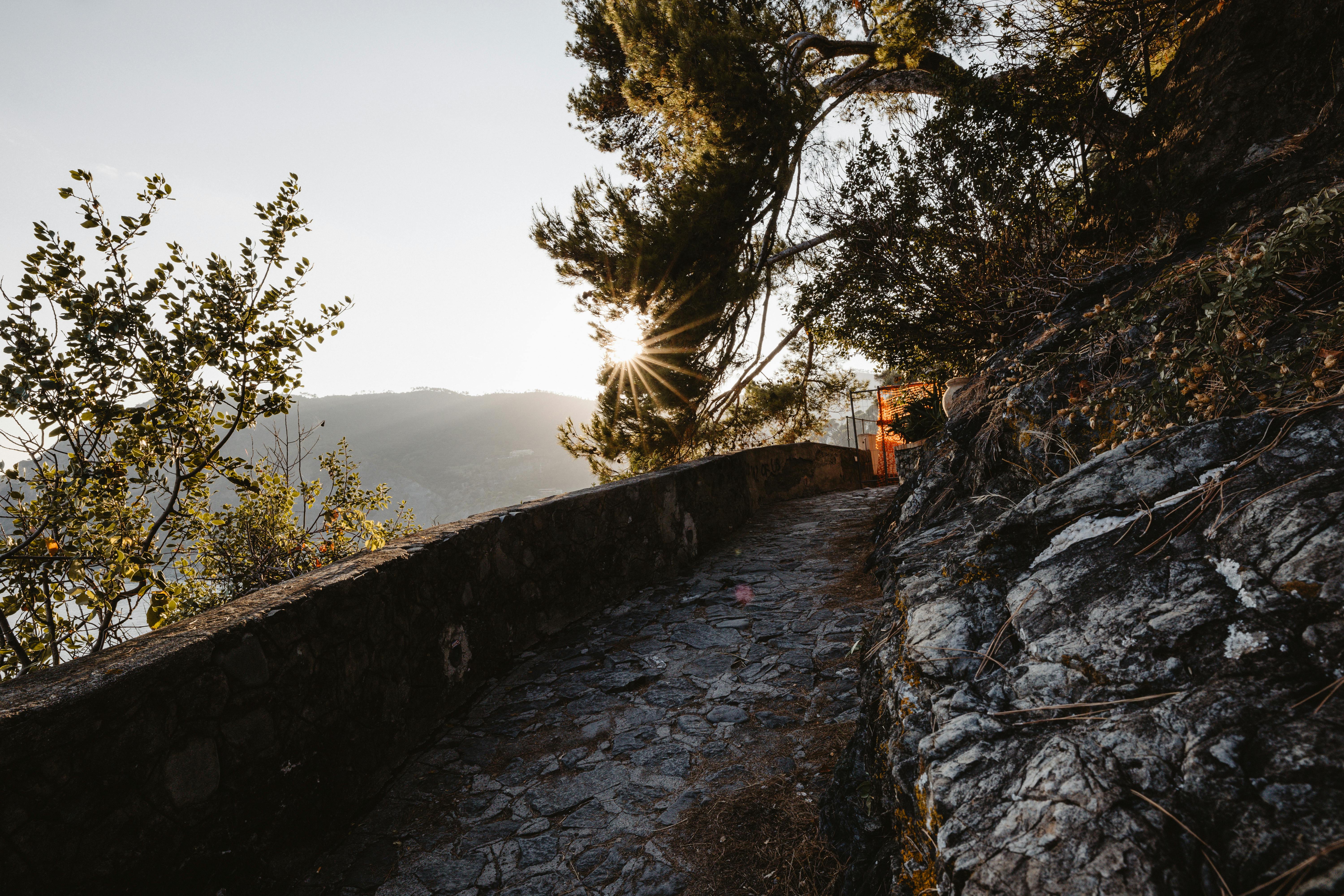 Stone Footpath on Hill · Free Stock Photo
