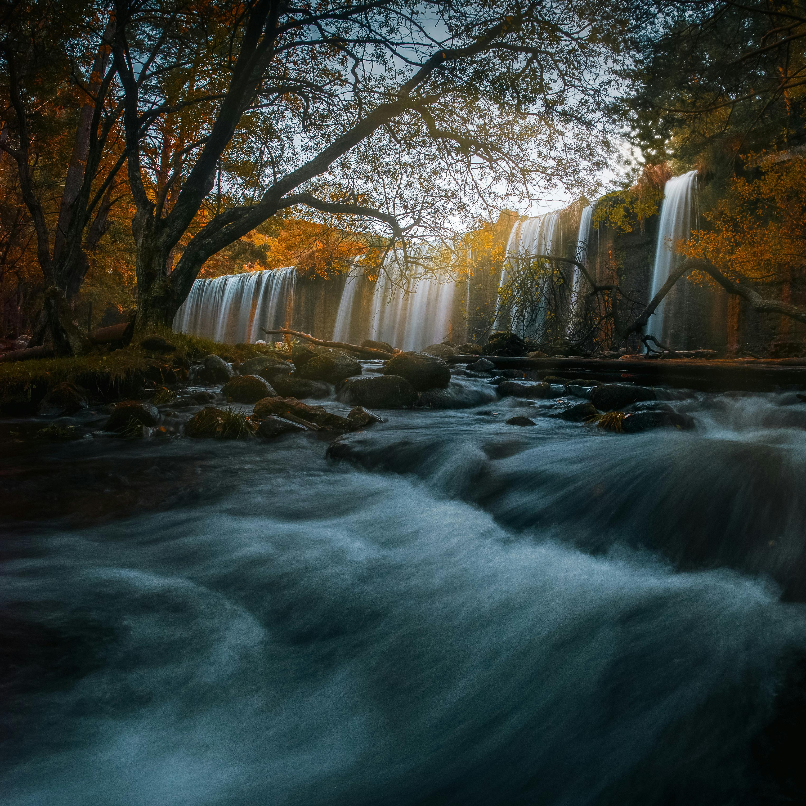 Photo of Waterfalls During Fall Season · Free Stock Photo