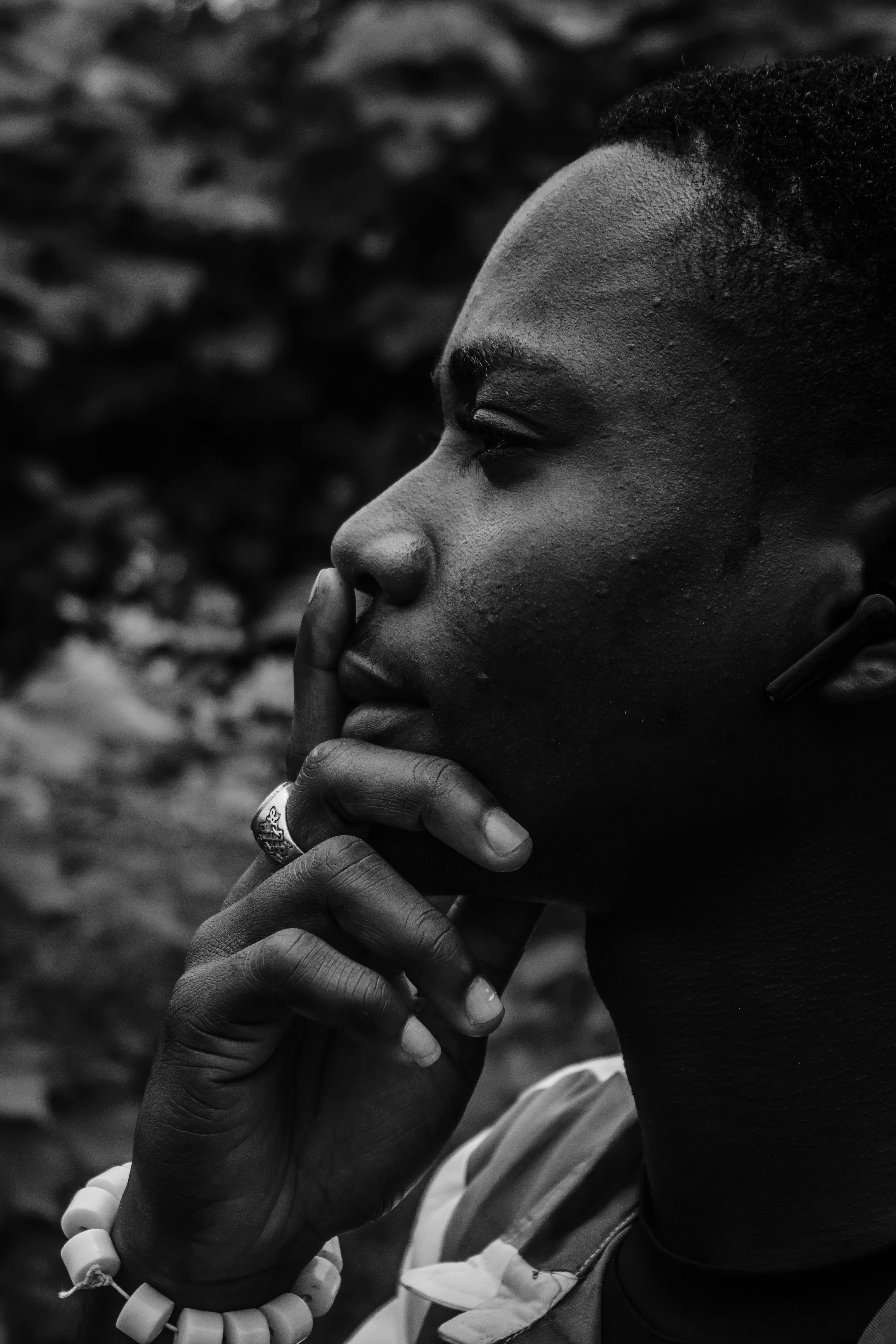 A Contemplating Man · Free Stock Photo