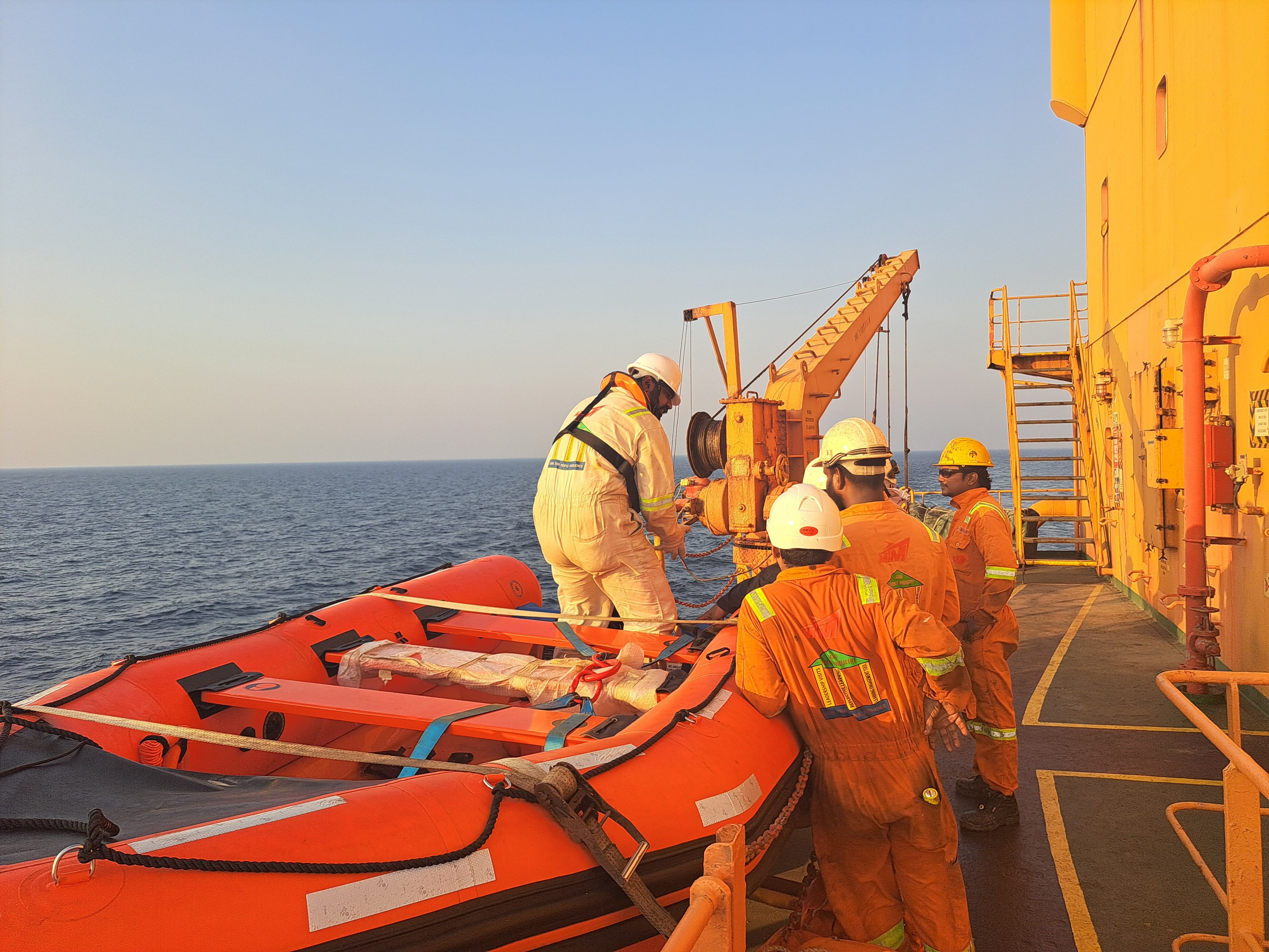 Workers Standing on Ship · Free Stock Photo