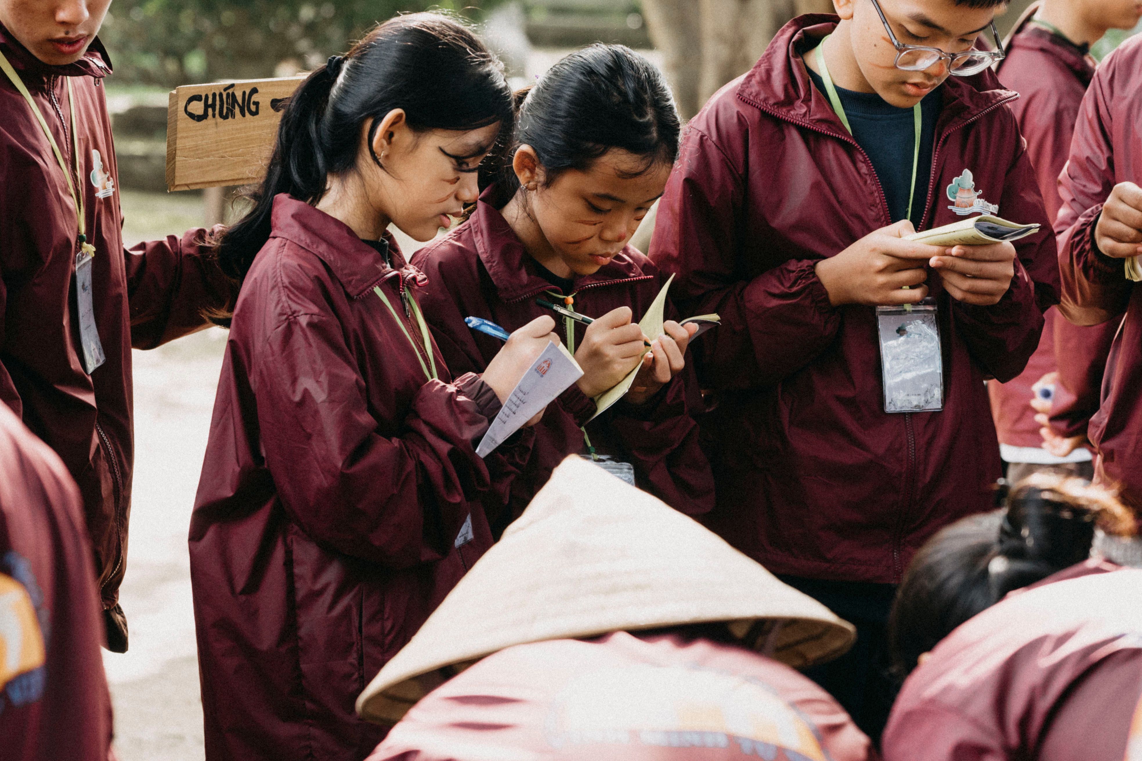 Students Engaging in Outdoor Educational Activity · Free Stock Photo