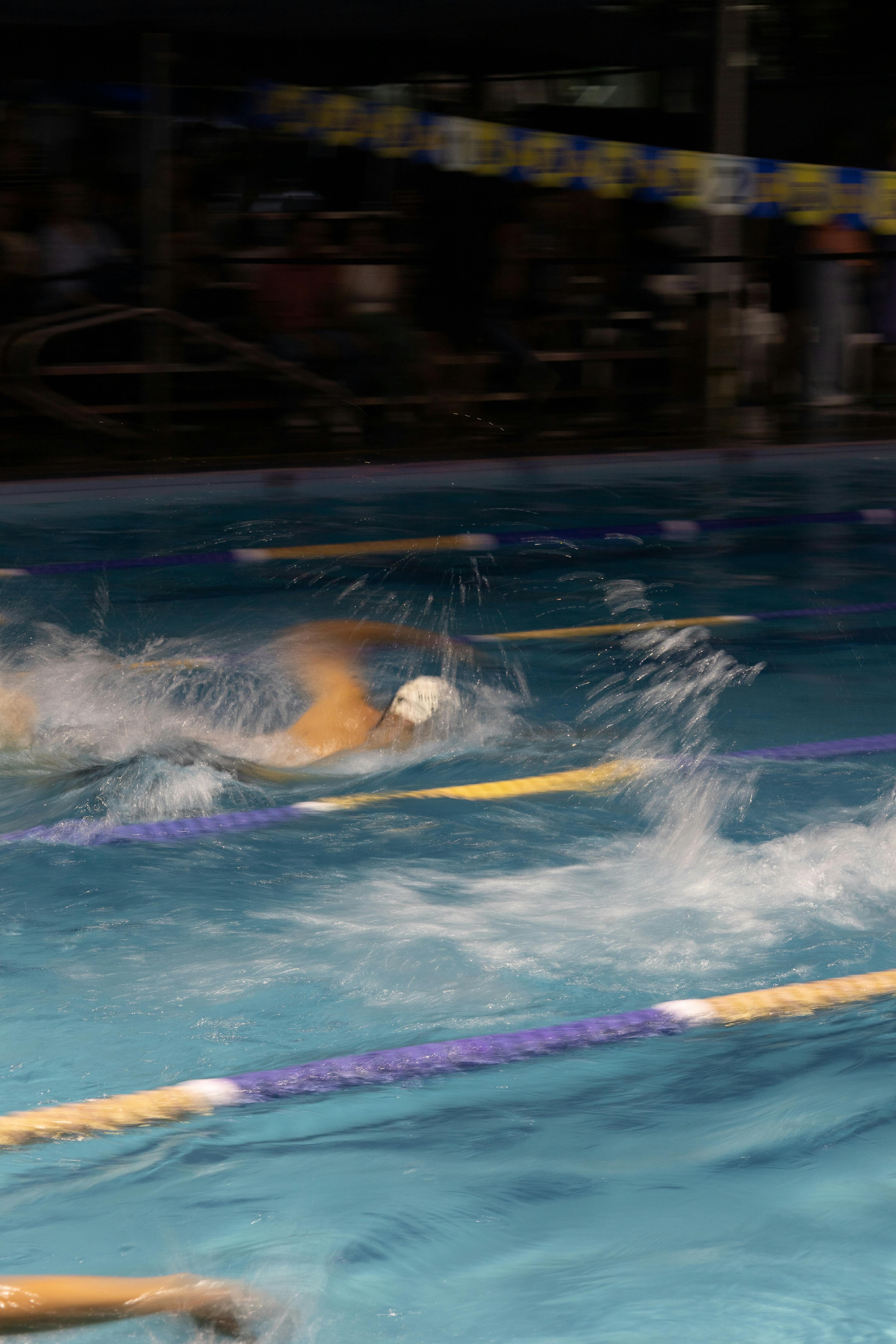Swimmer in Competition at Swimming Pool · Free Stock Photo