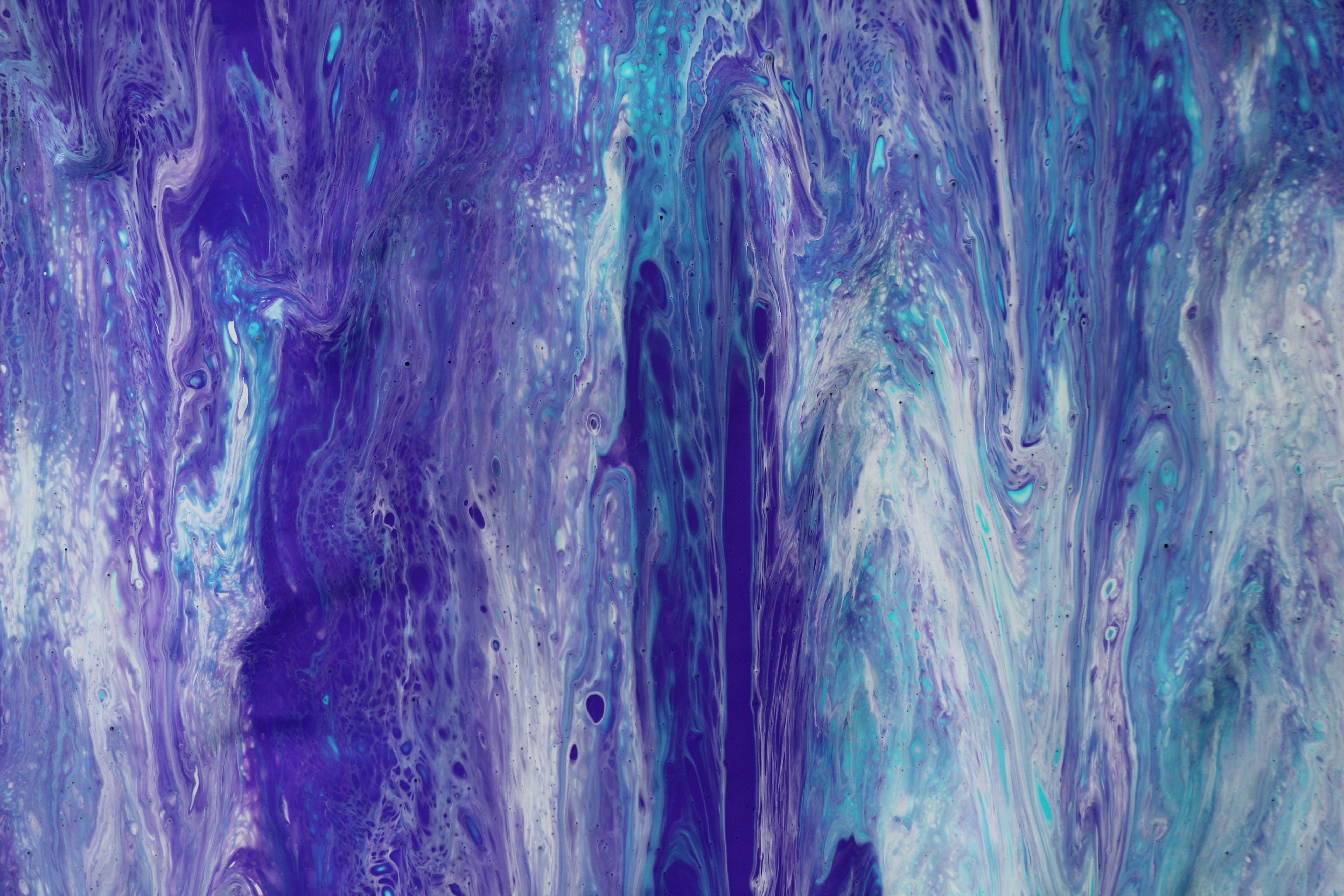 A close up of a blue and purple liquid · Free Stock Photo