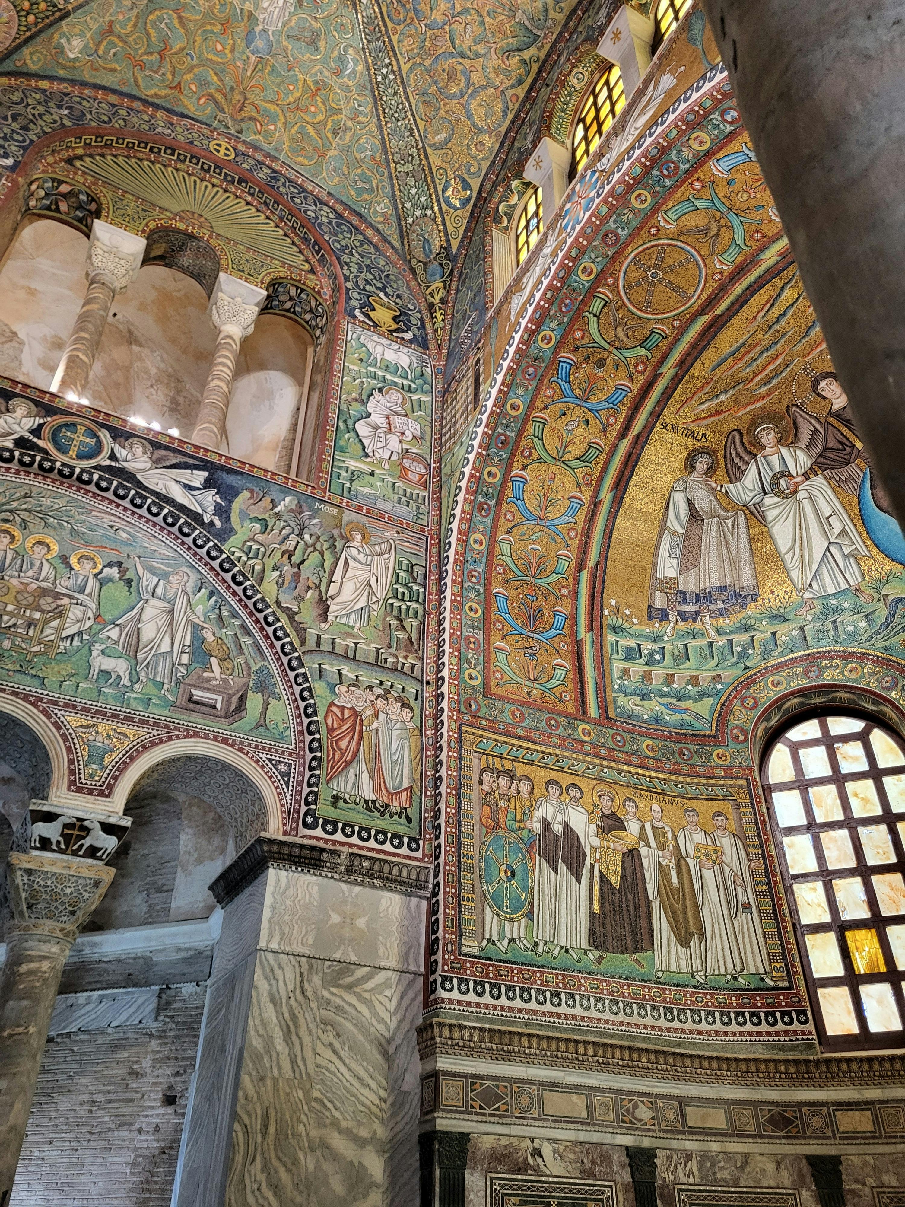 Mosaics on the Vault of the Basilica of San Vitale · Free Stock Photo