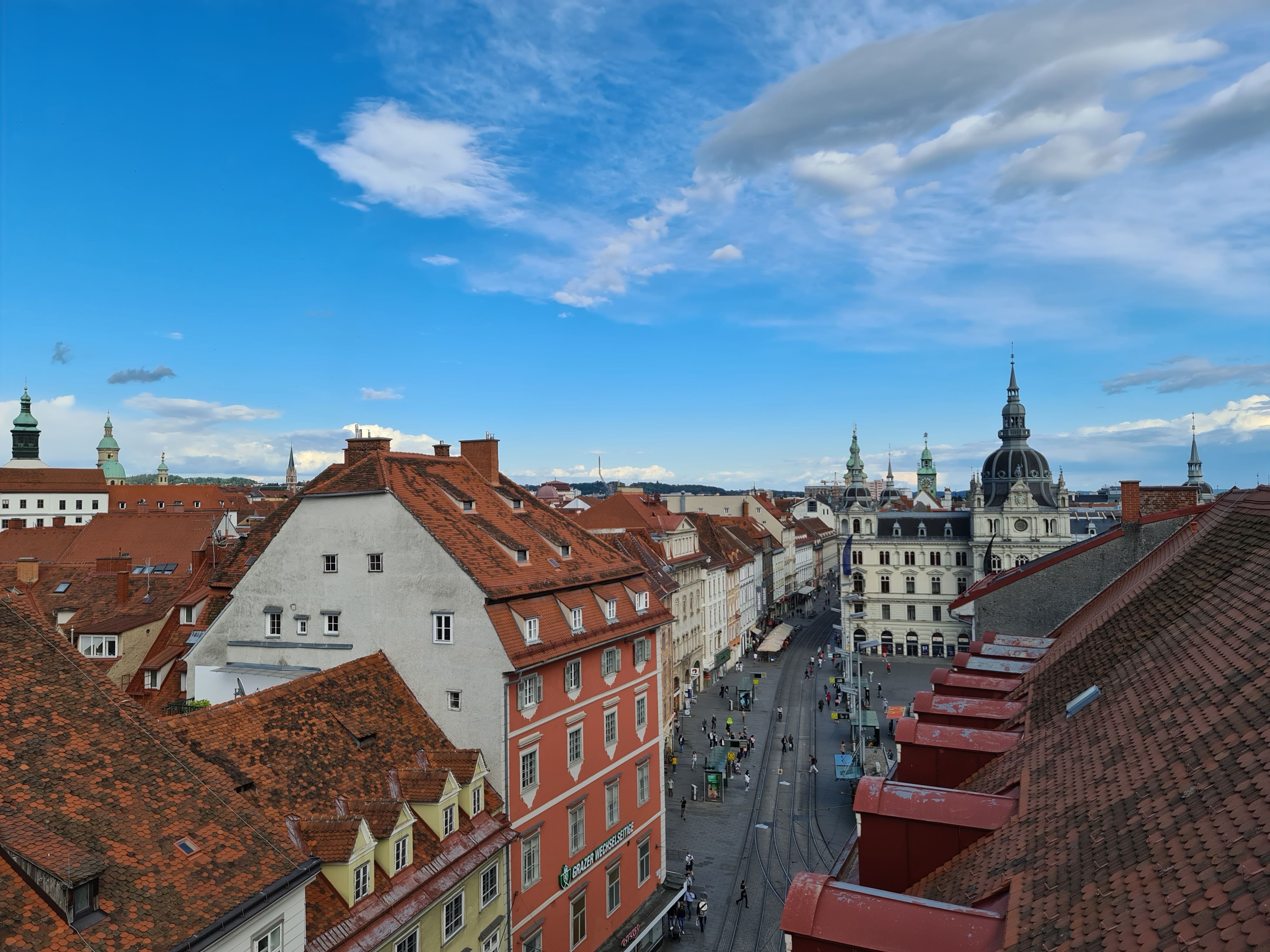 A view of a city from a high building · Free Stock Photo