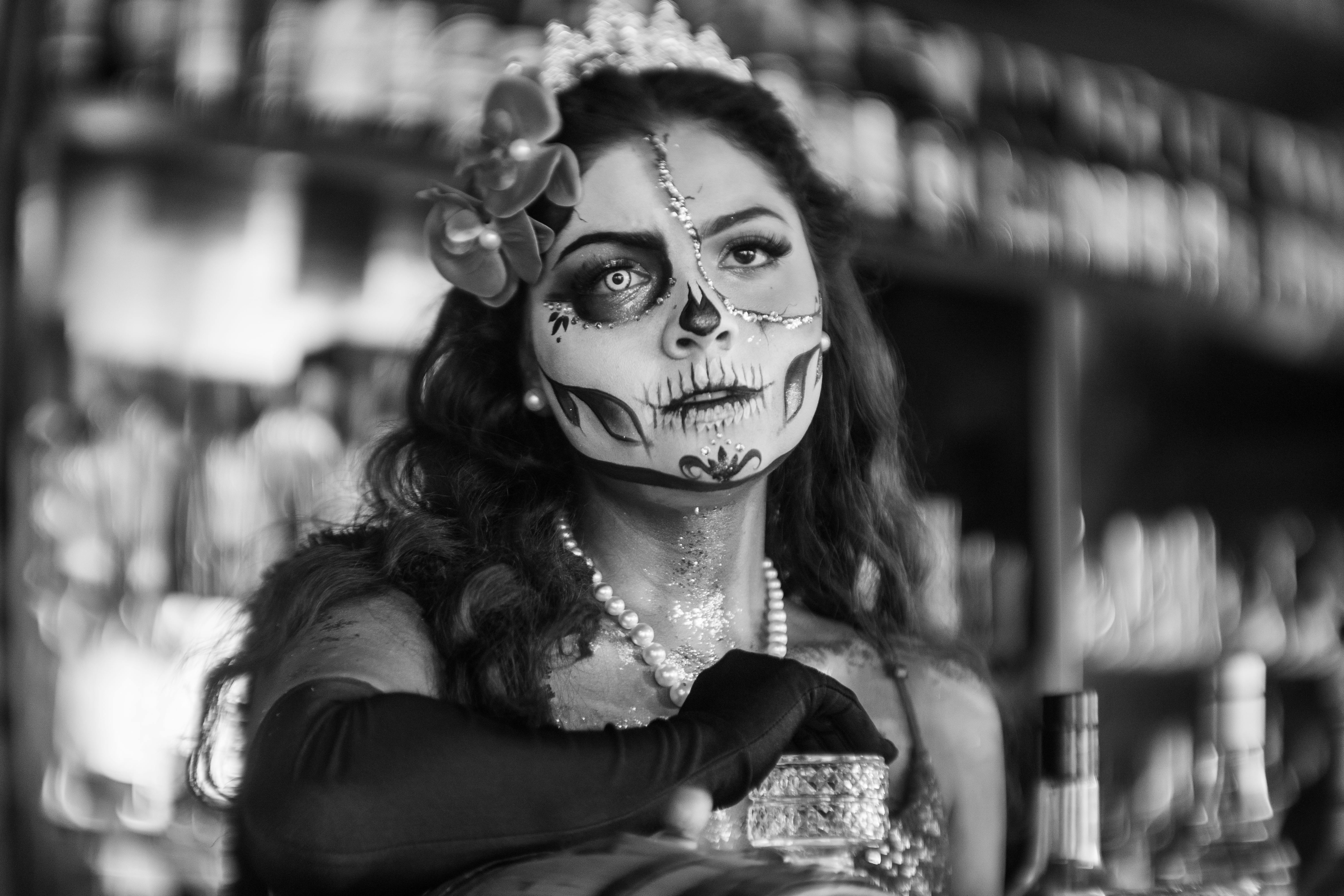 Artistic Mexican Catrina Celebrating Día de Muertos · Free Stock Photo
