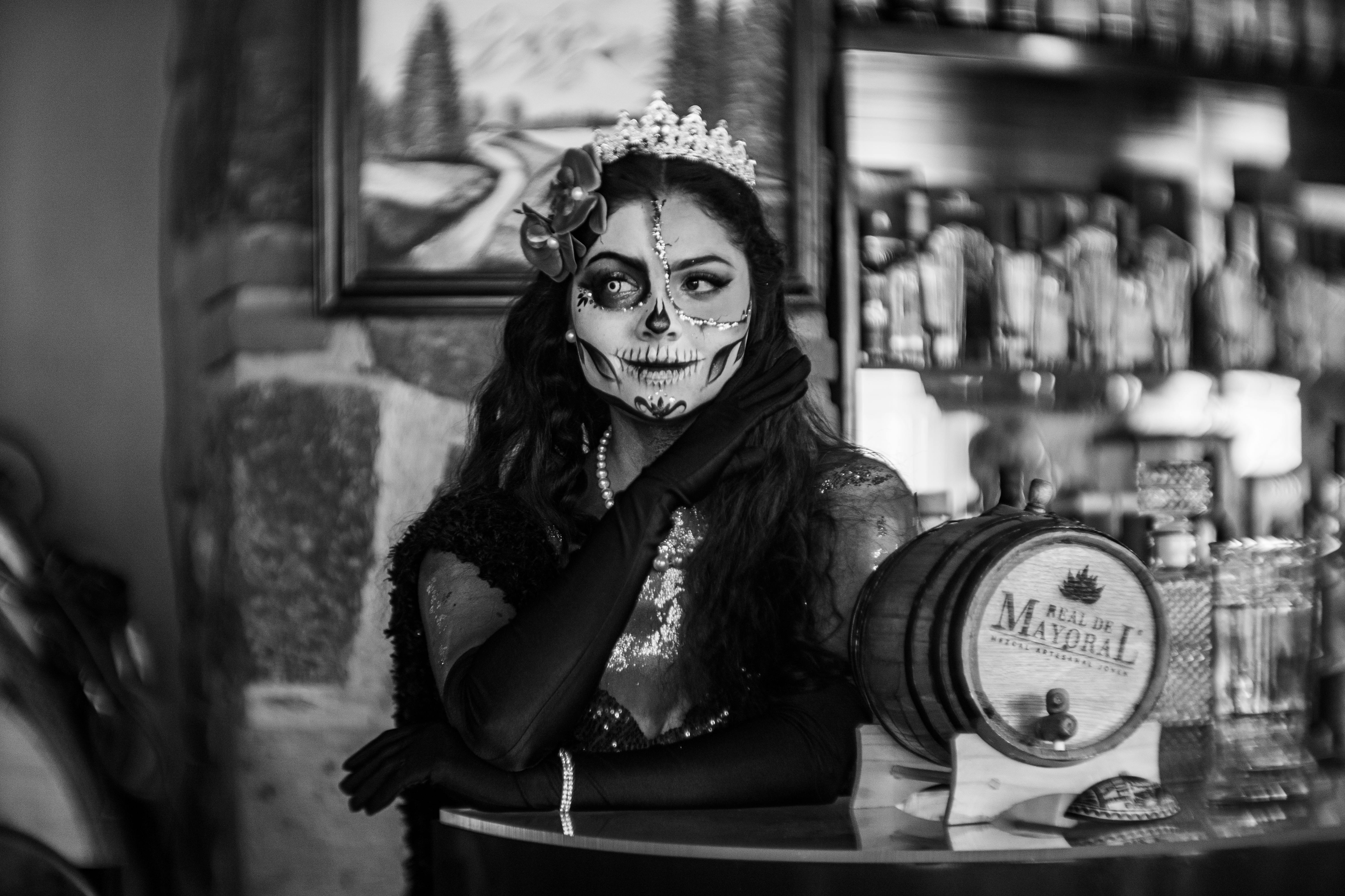 Day of the Dead Catrina Portrait in Mexico City · Free Stock Photo