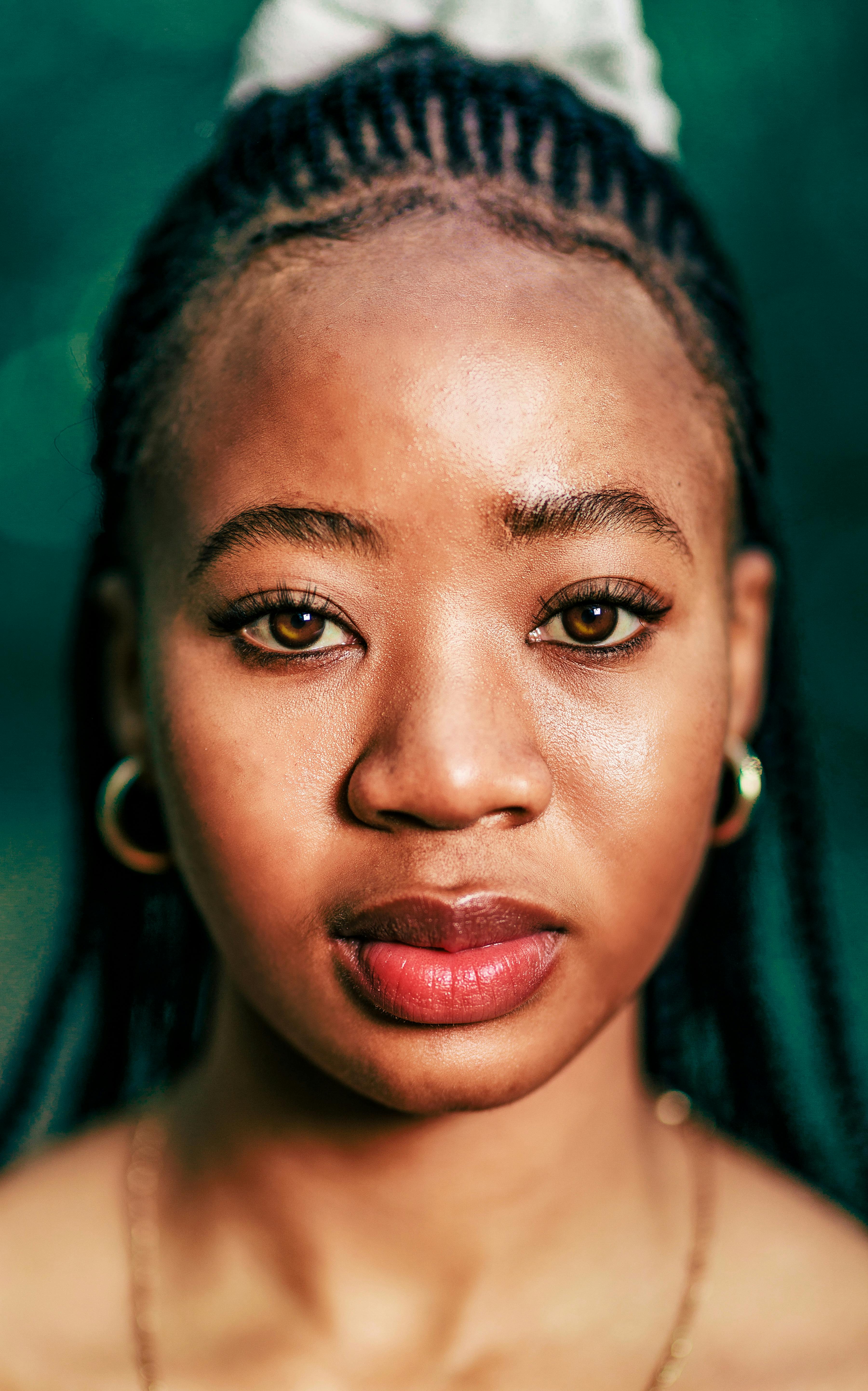 Pretty Woman with Braids · Free Stock Photo