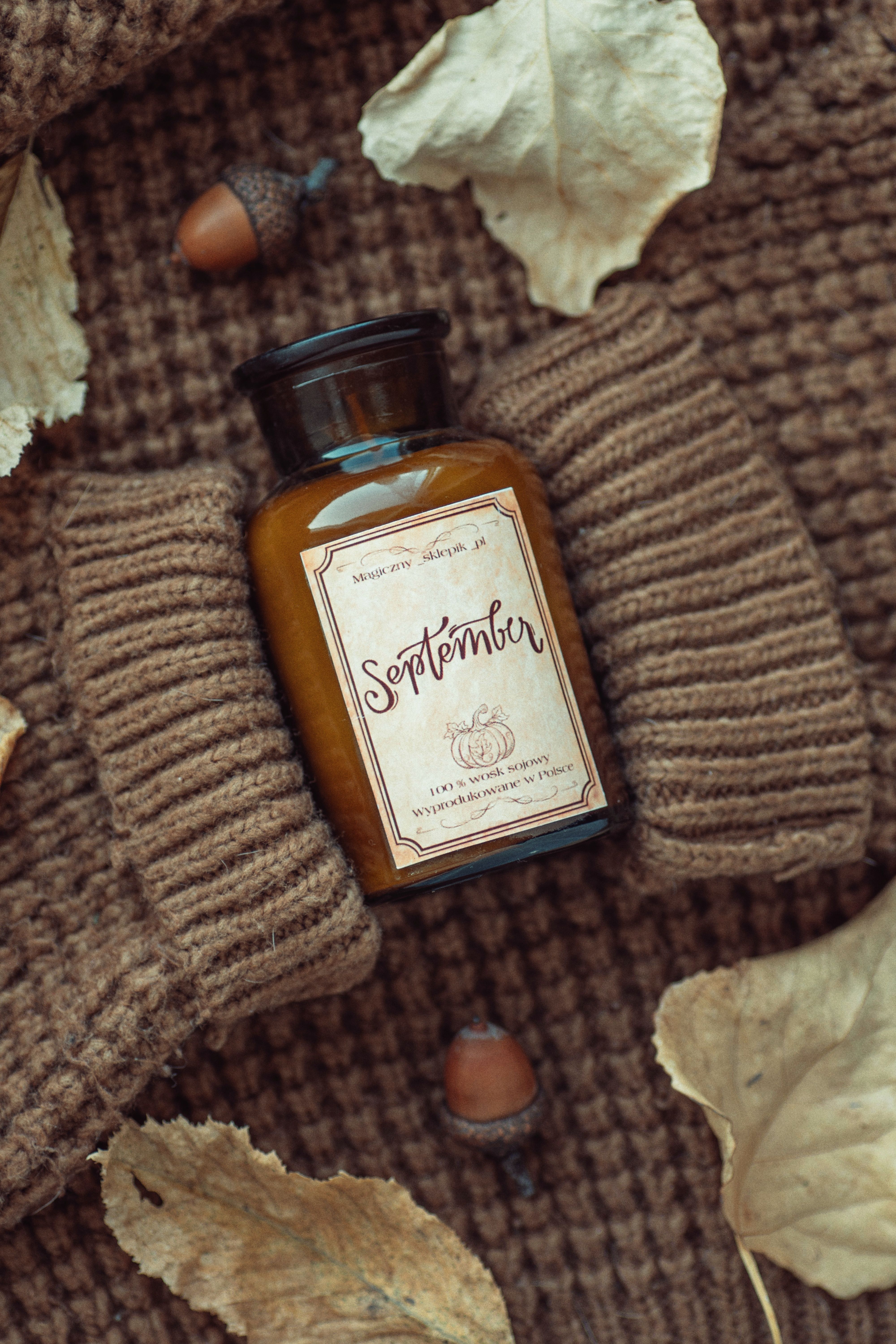 Brown Dried Leaf Beside Glass Perfume Bottle · Free Stock Photo