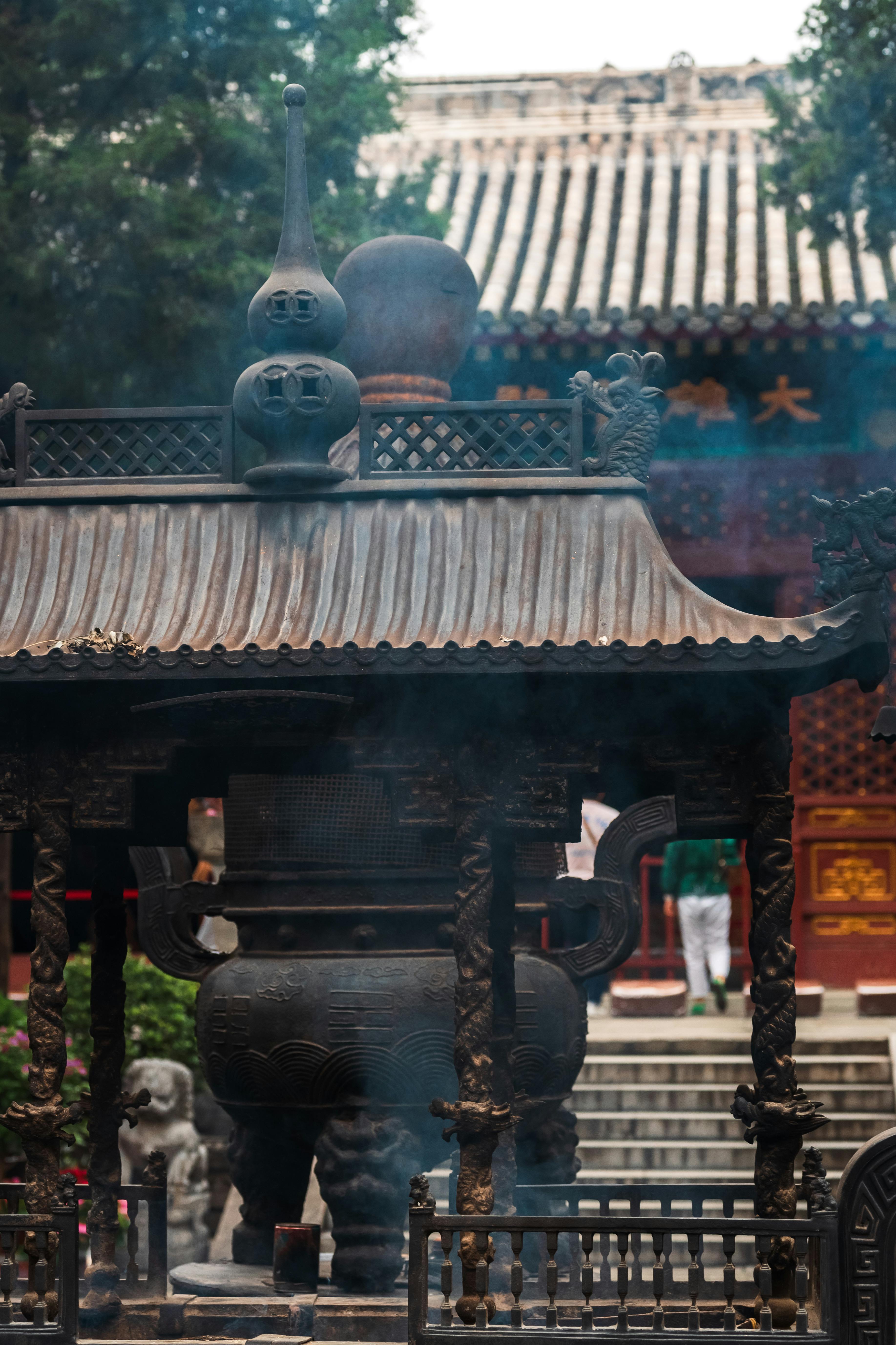 Low-angle Photo of Temple · Free Stock Photo