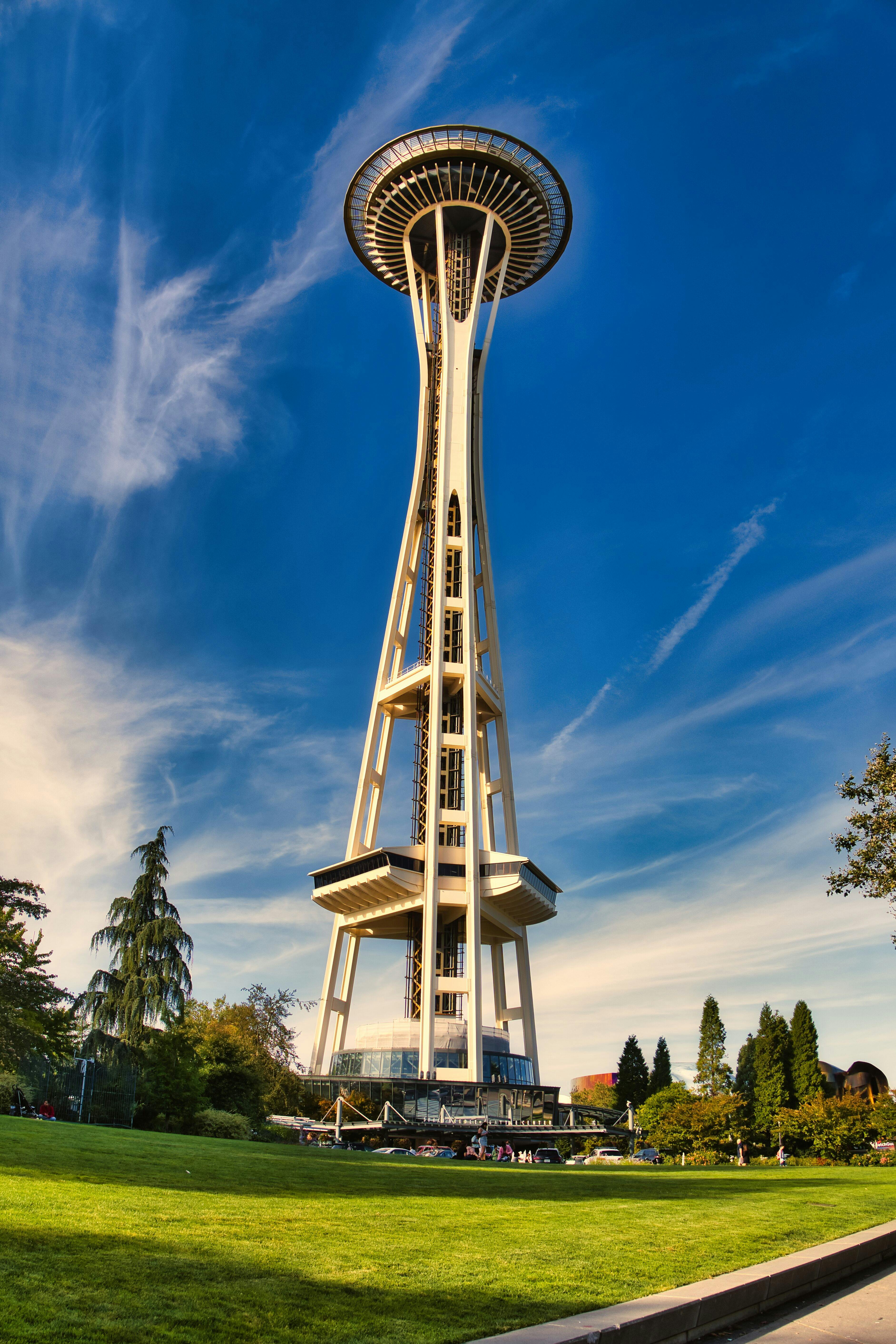 Space Needle Standing against the Sky · Free Stock Photo