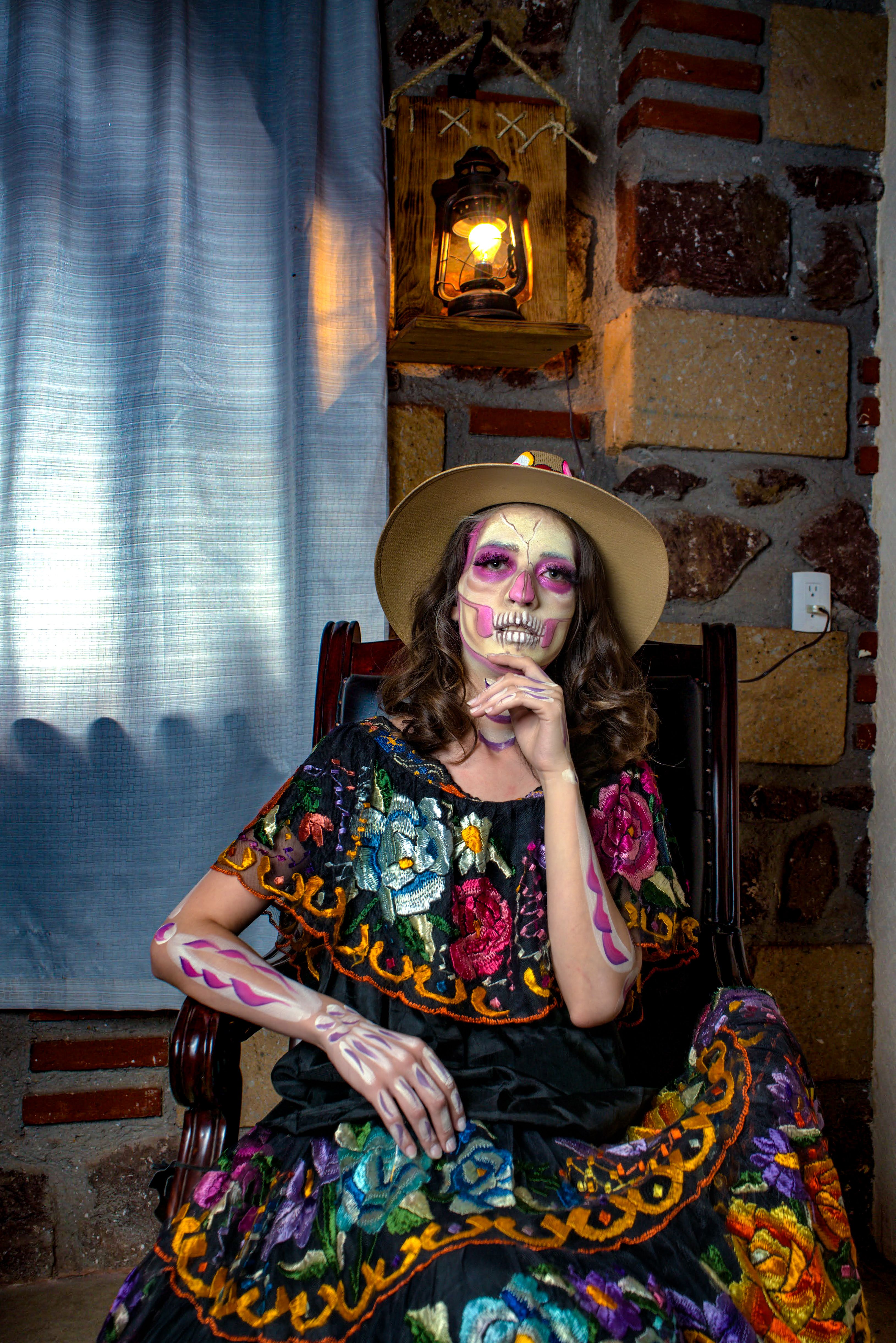 Photo of a Woman Dressed as a Catrina · Free Stock Photo