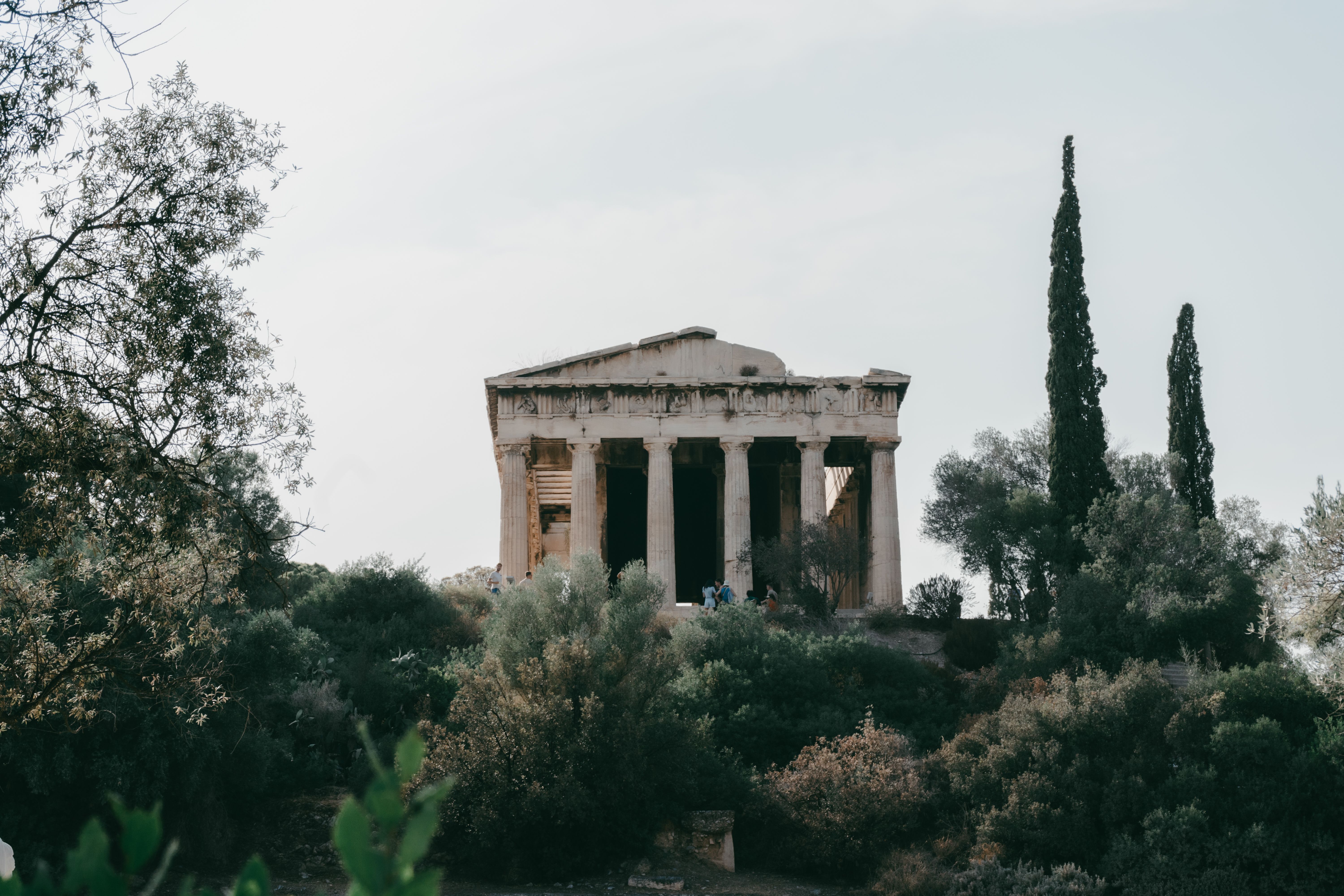 The temple of athena in athens, greece · Free Stock Photo