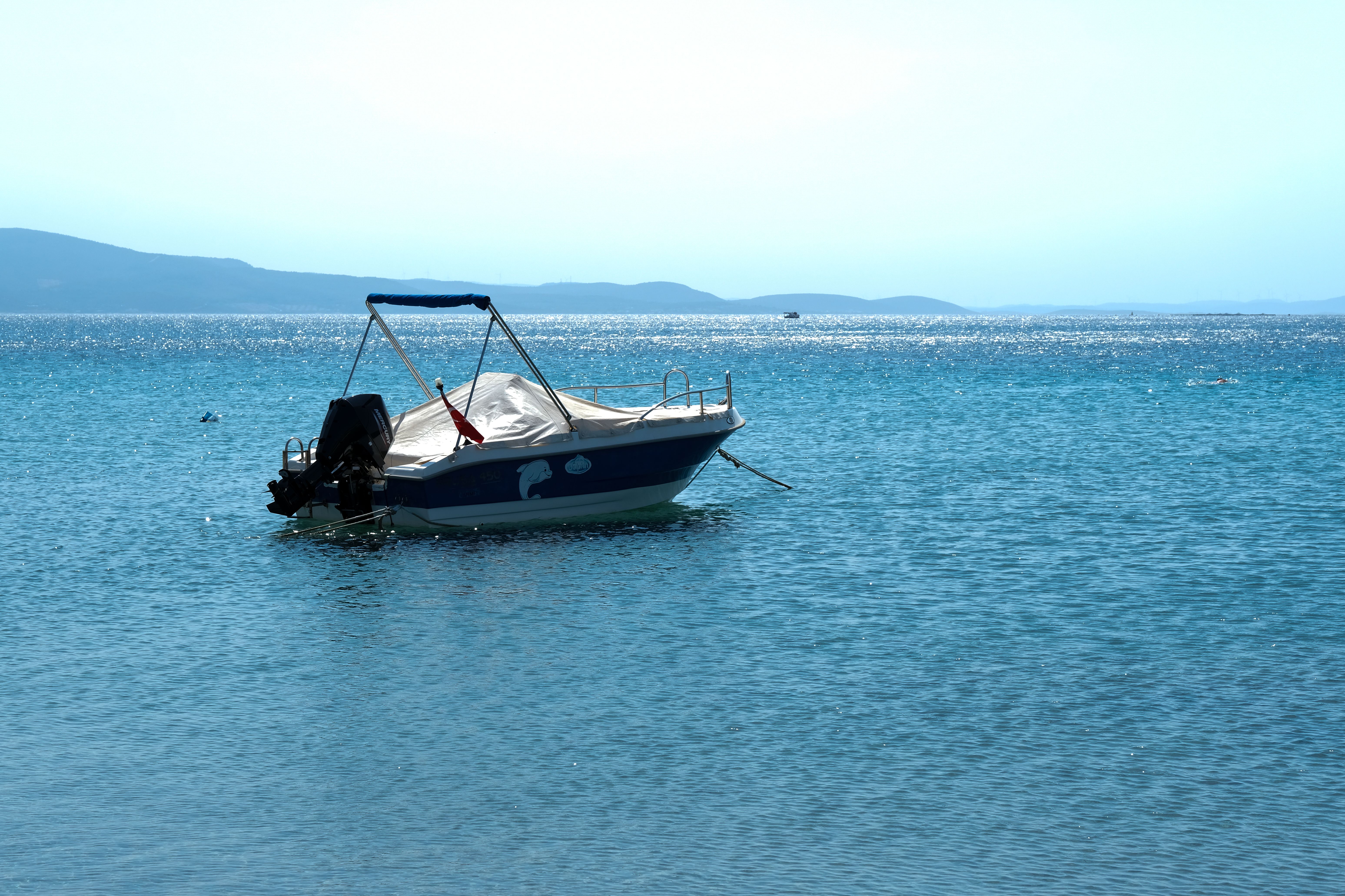Cover on Motorboat on Sea · Free Stock Photo