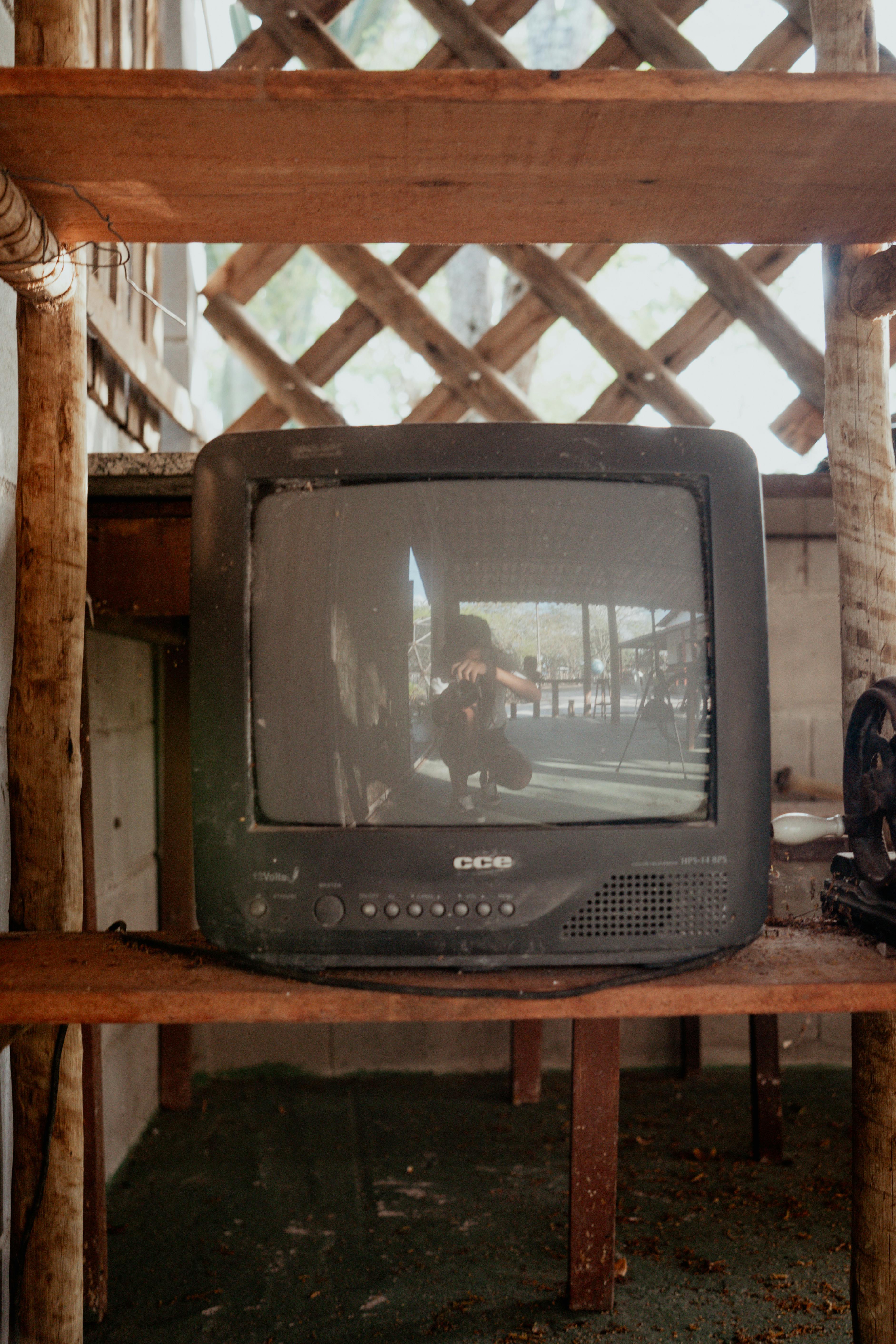 Melted tv cause on merapi eruption · Free Stock Photo