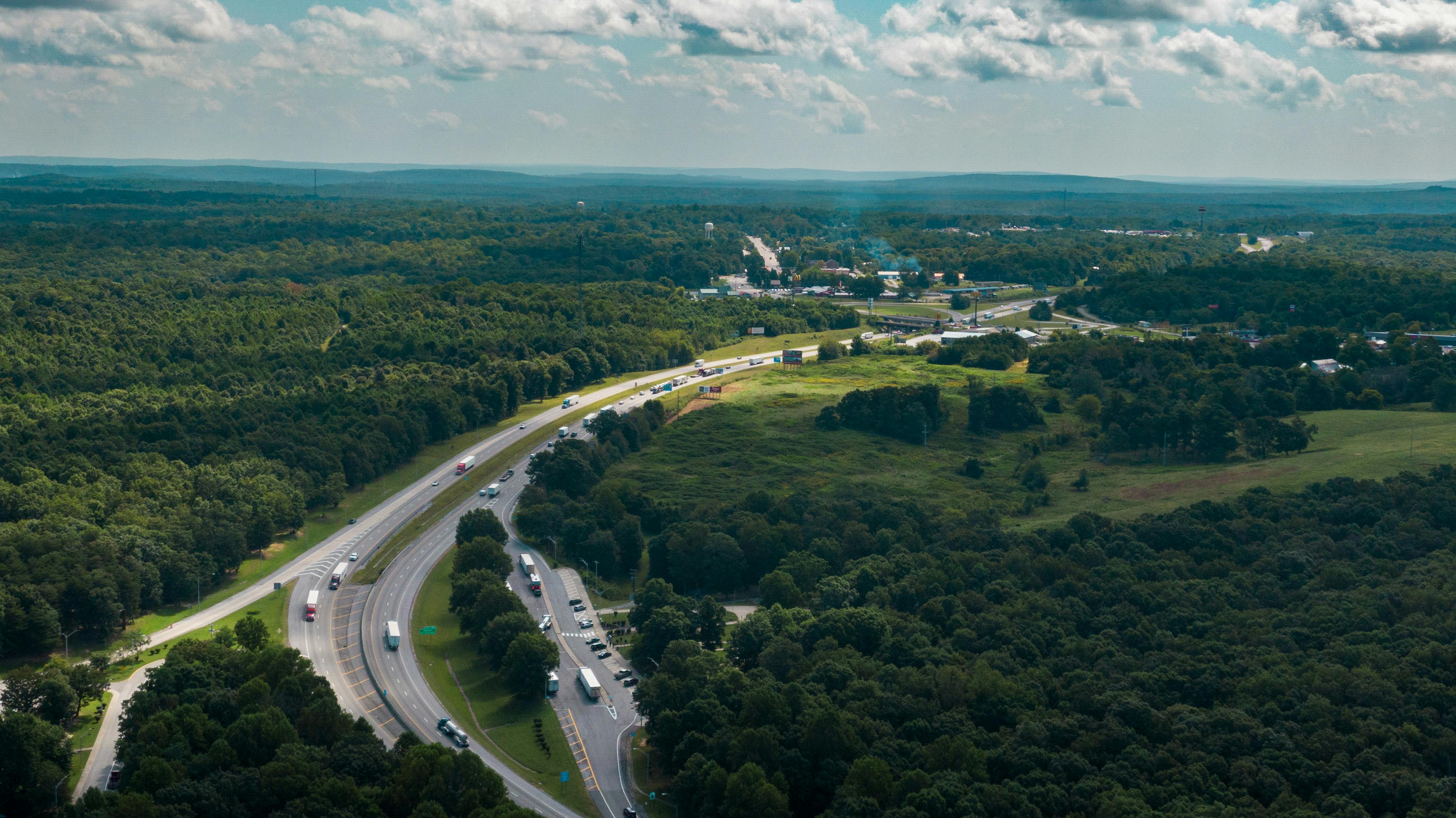 Bird's Eye View Of Road During Daytime · Free Stock Photo