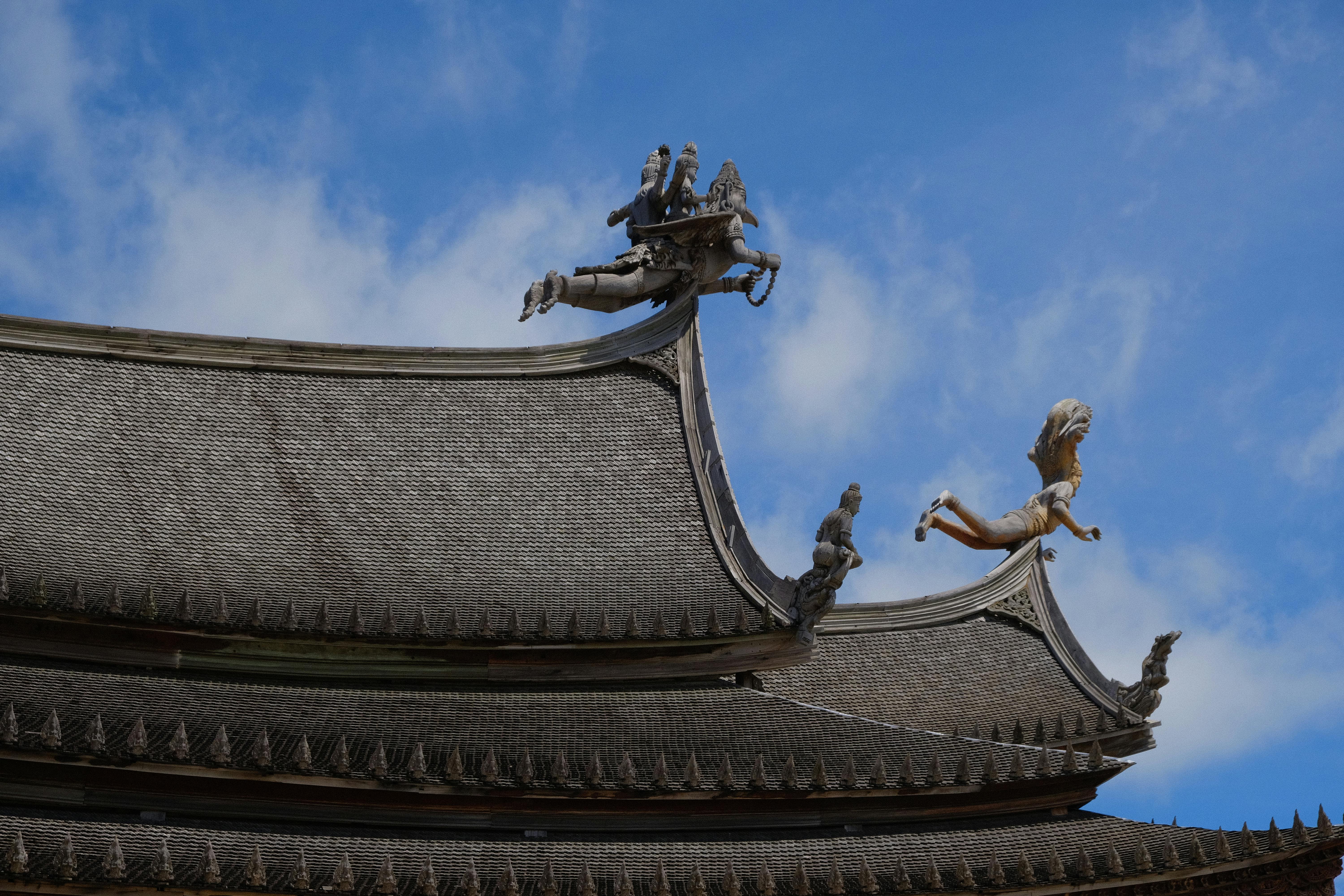 Rooftop Statues of the Sanctuary of Truth · Free Stock Photo