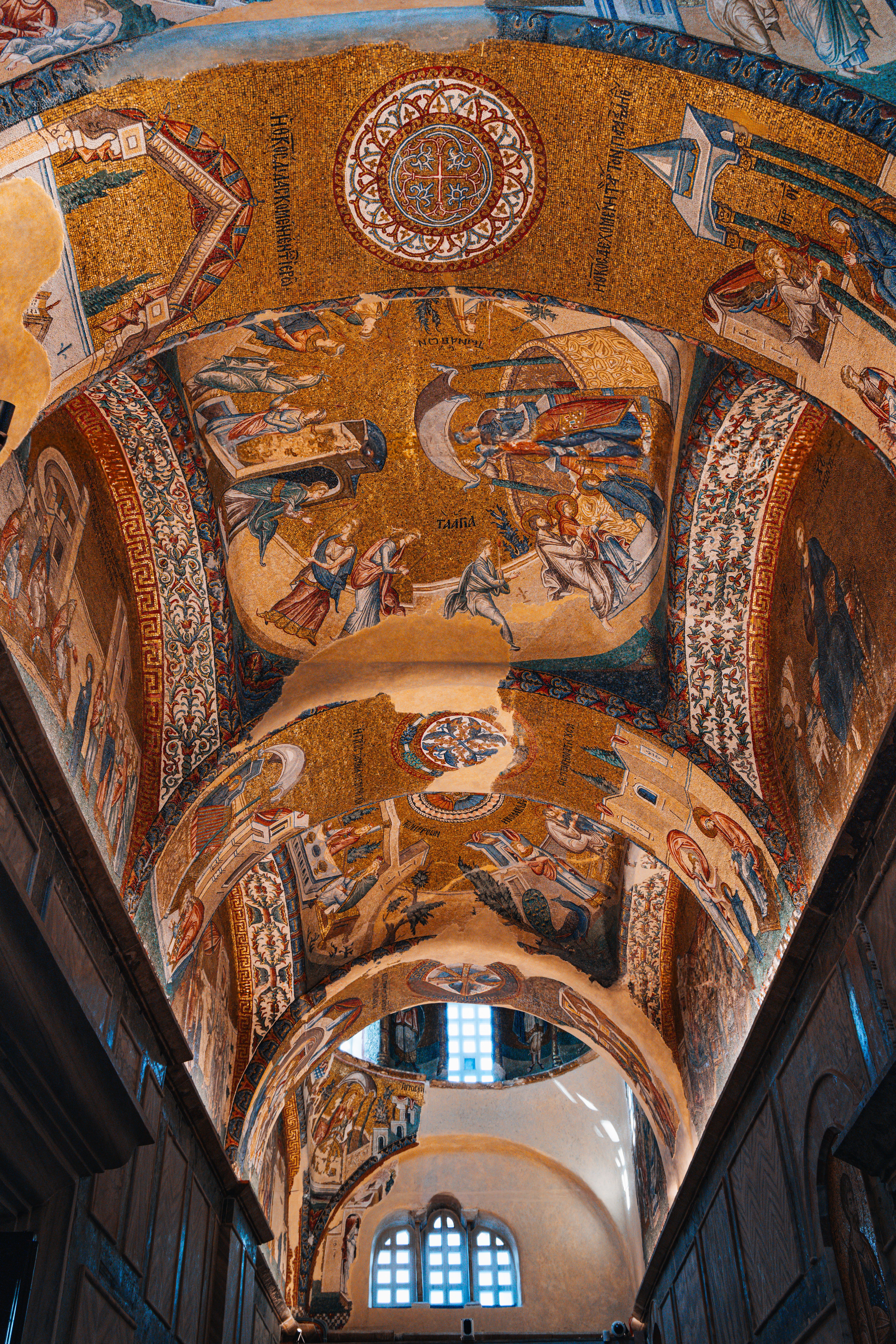 Ornate Byzantine Ceiling in Historic Church · Free Stock Photo