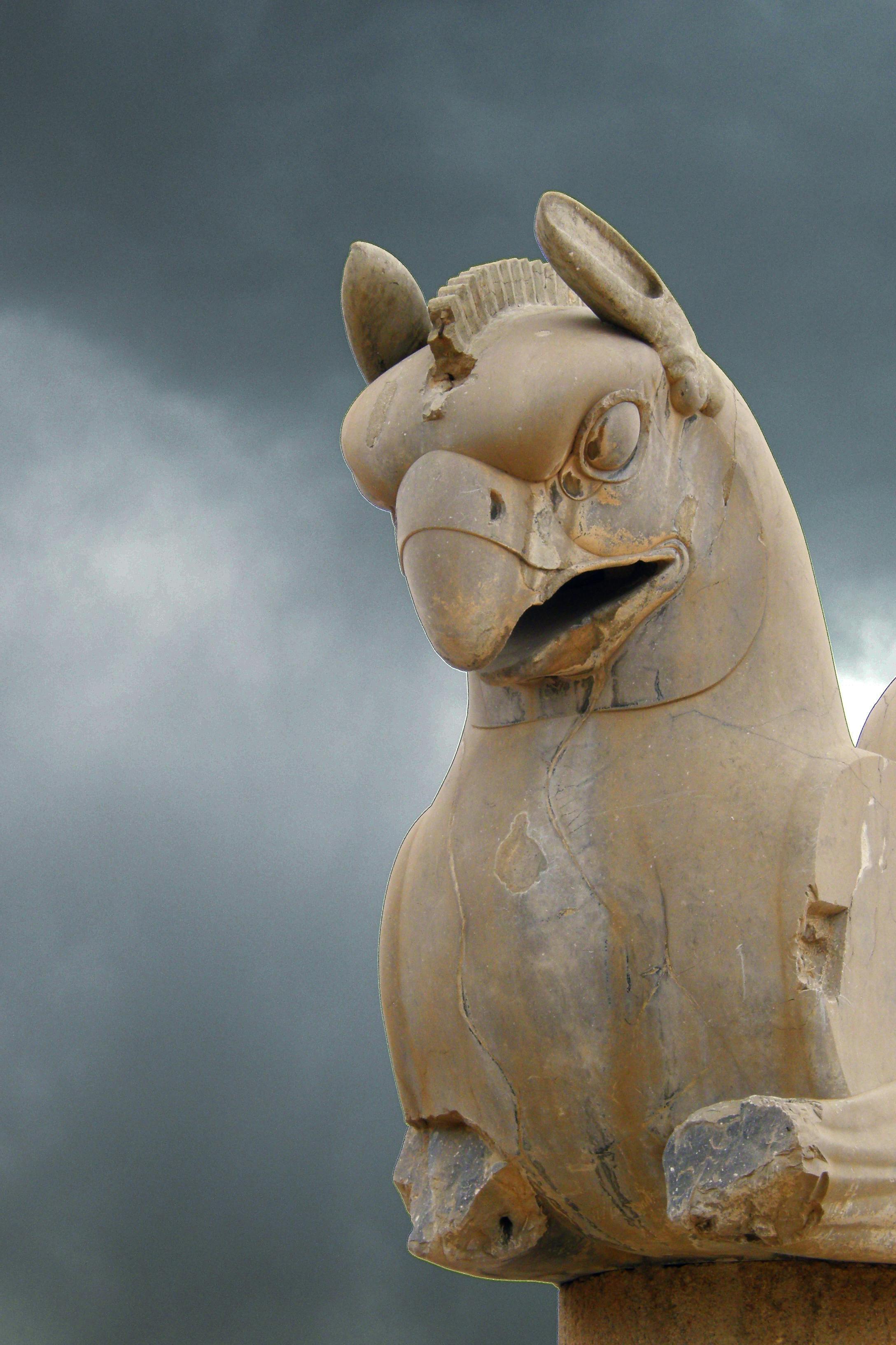 Figure of Huma Bird in Persepolis · Free Stock Photo