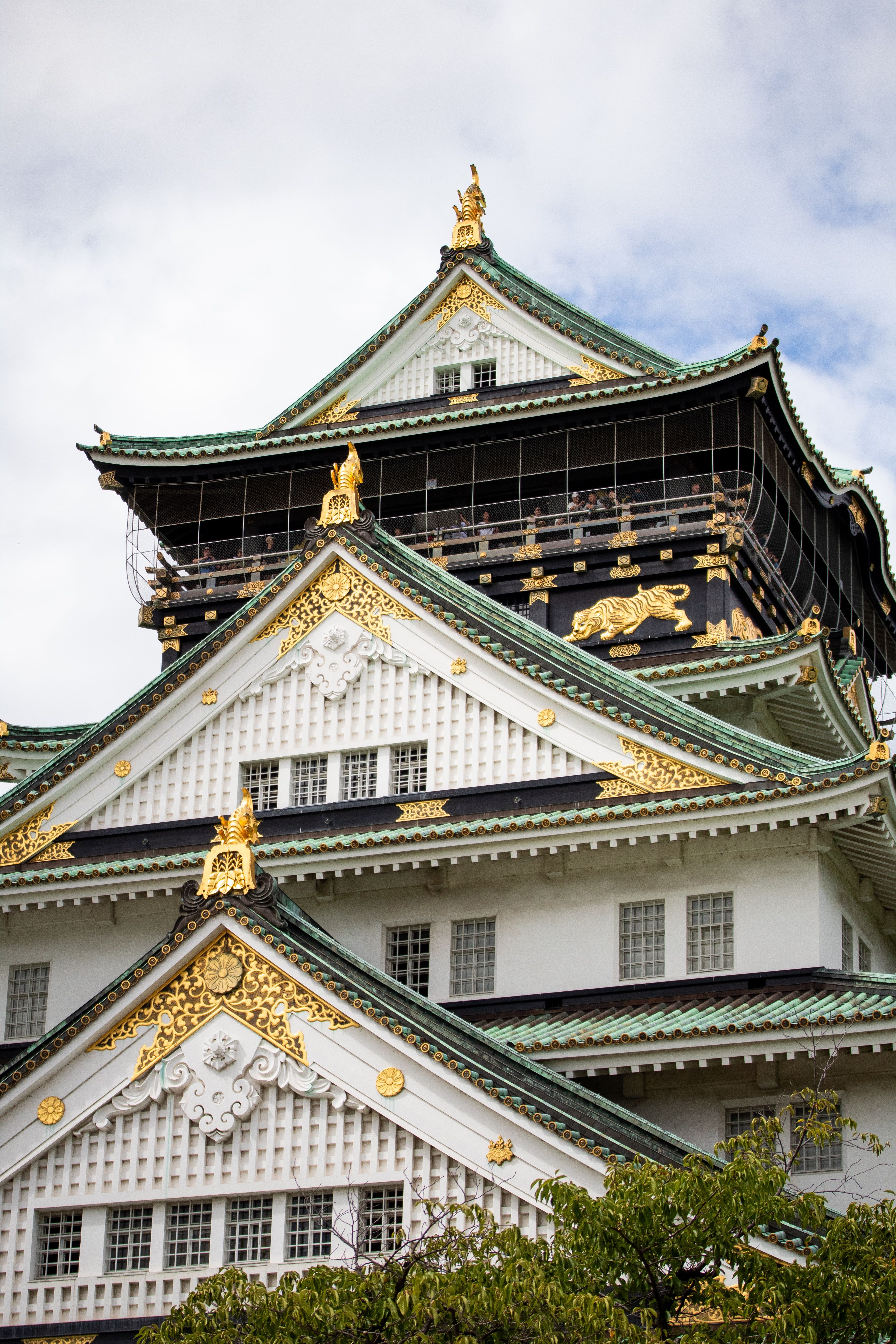 Main Tower of Osaka Castle in Japan · Free Stock Photo