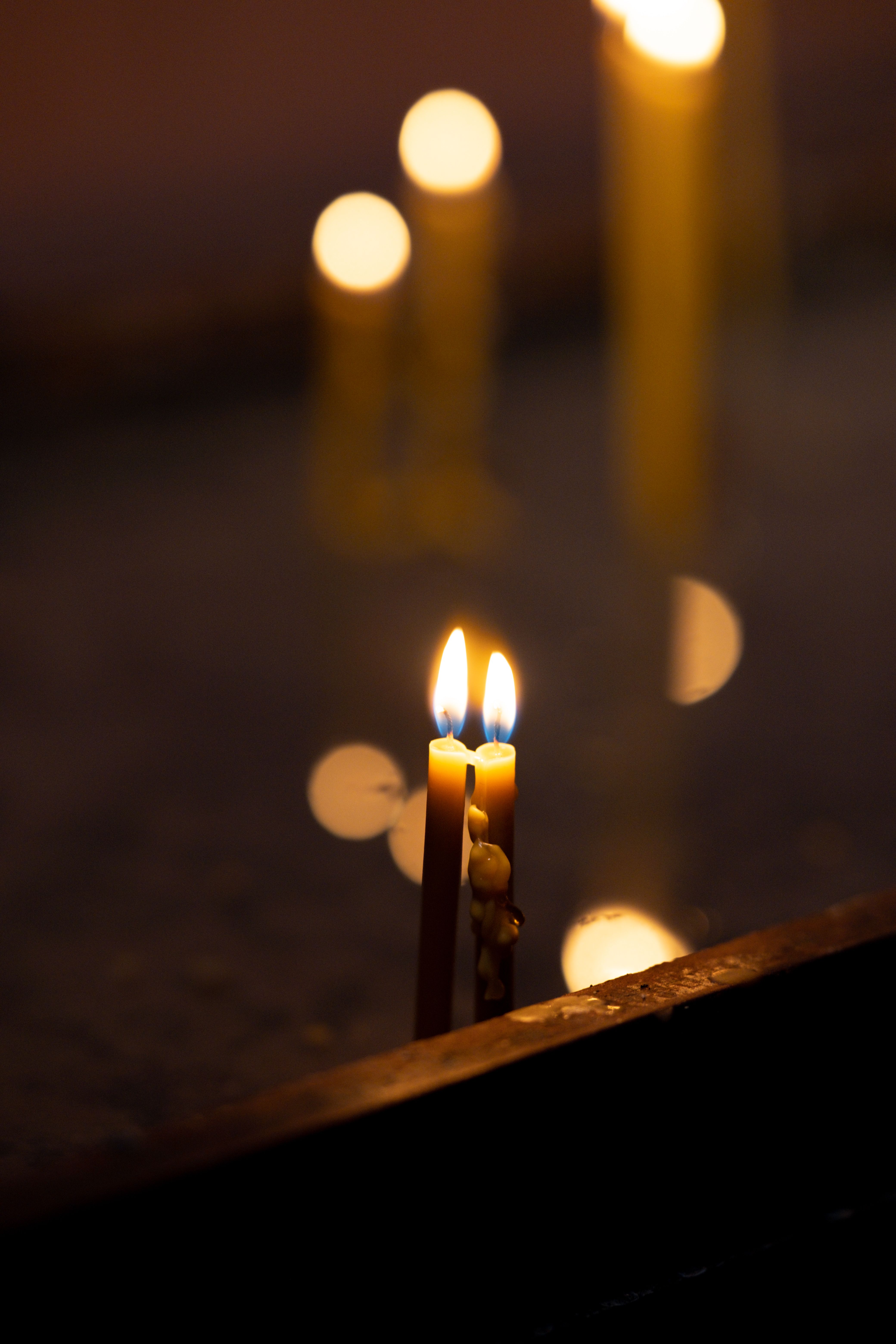 Warm Candlelight Reflection Mood Photography · Free Stock Photo