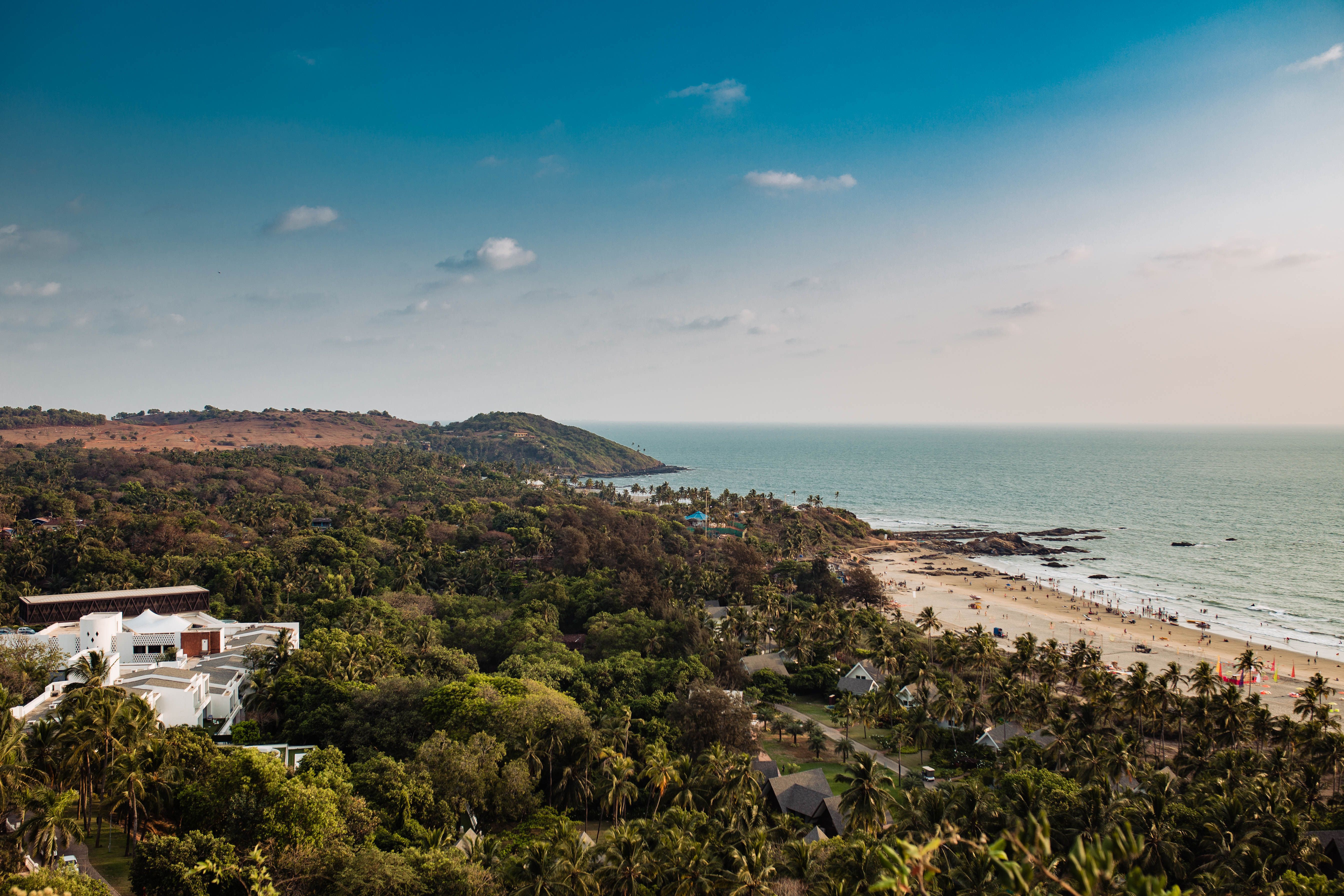 Scenic Coastal View of Mandrem Beach, India · Free Stock Photo