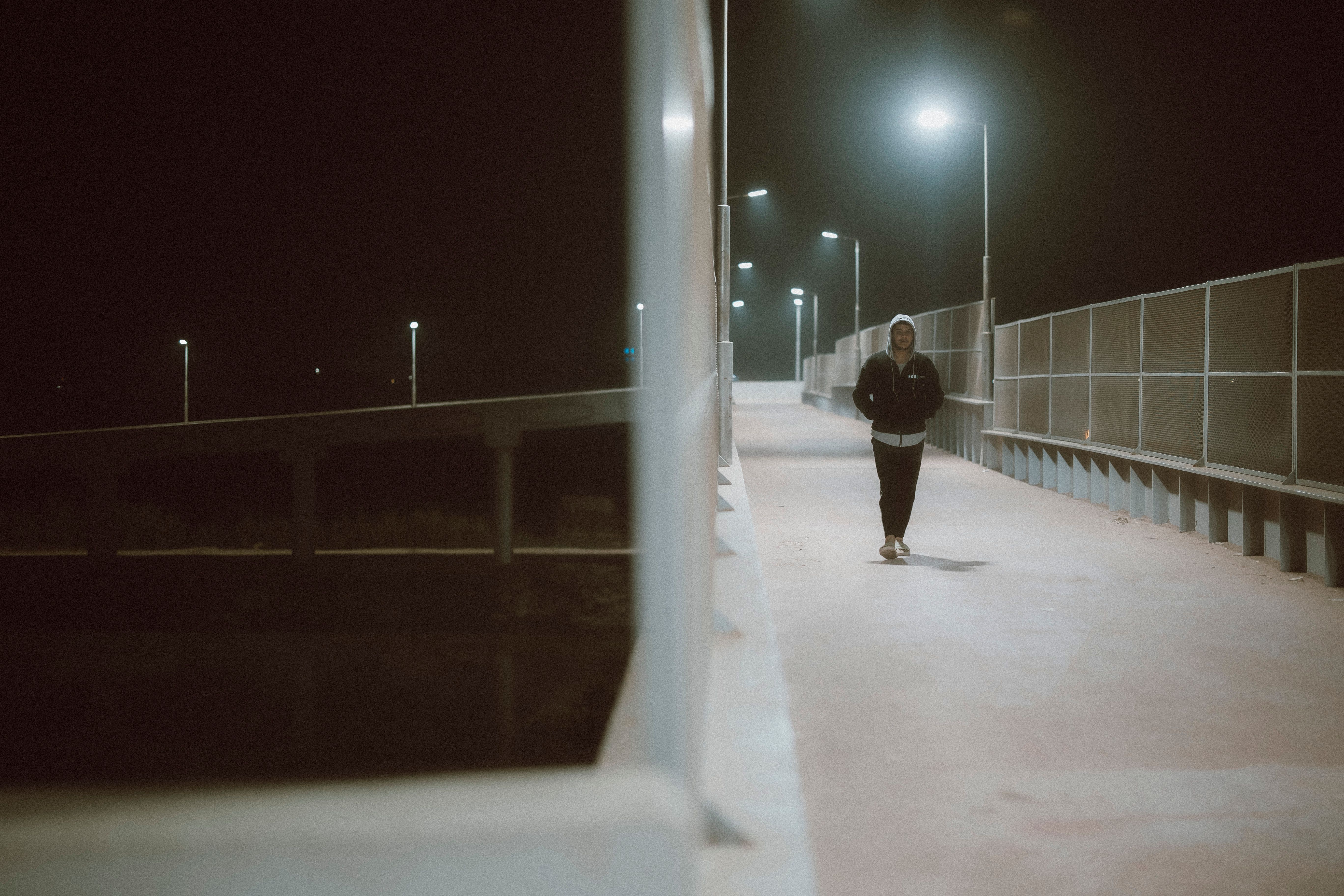 walking at night · Free Stock Photo