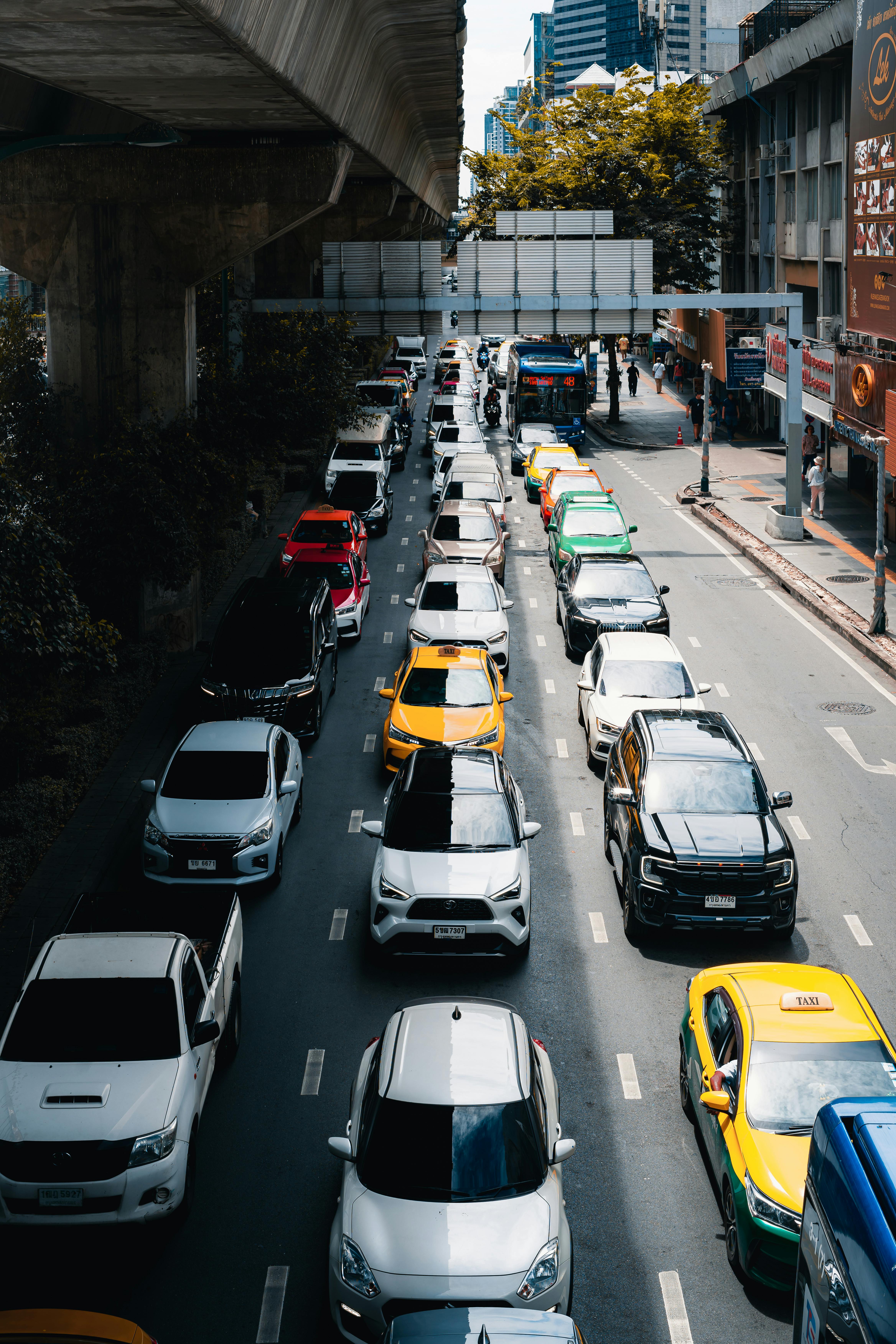 Traffic jam at Bangkok by Sun Hung · Free Stock Photo
