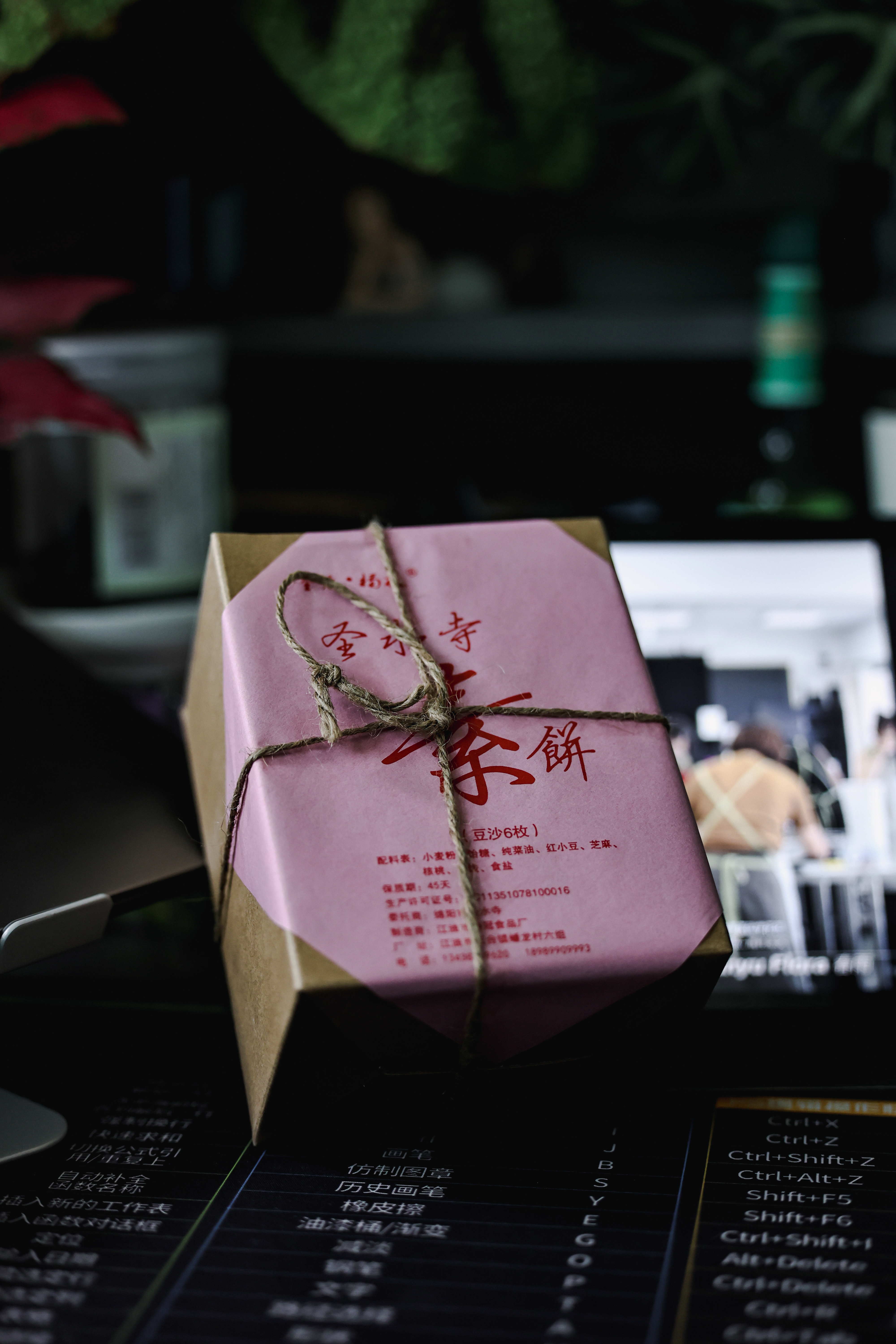 Beautifully Wrapped Asian Gift Box in Artistic Setting · Free Stock Photo