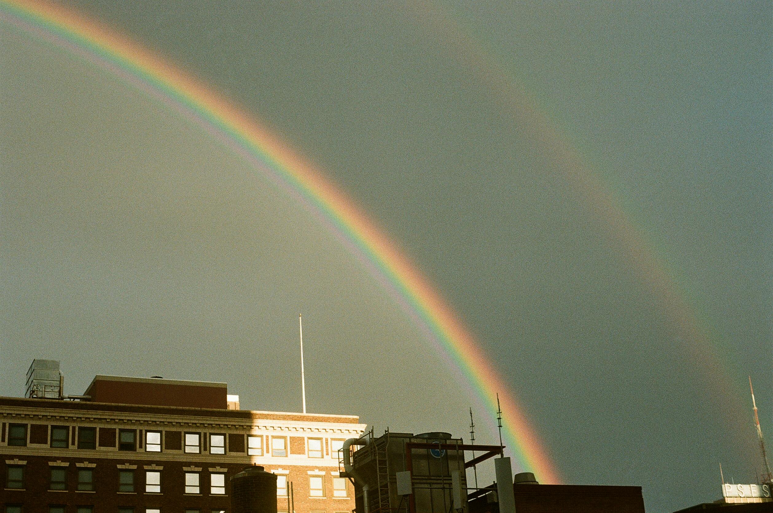 Rain With Rainbow Grayscale Photos, Download The BEST Free Rain With ...