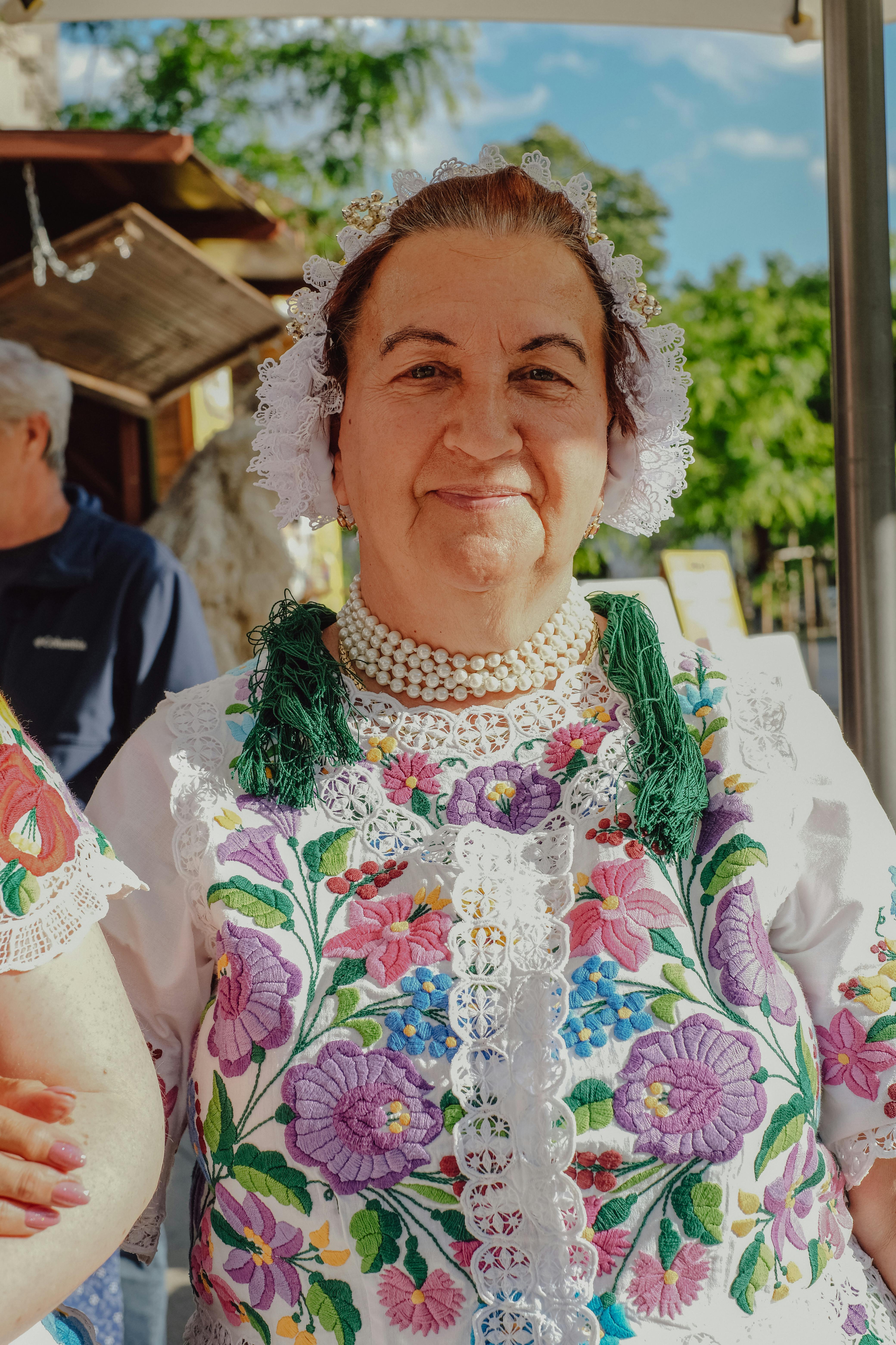 Woman in Traditional Eastern European Attire · Free Stock Photo