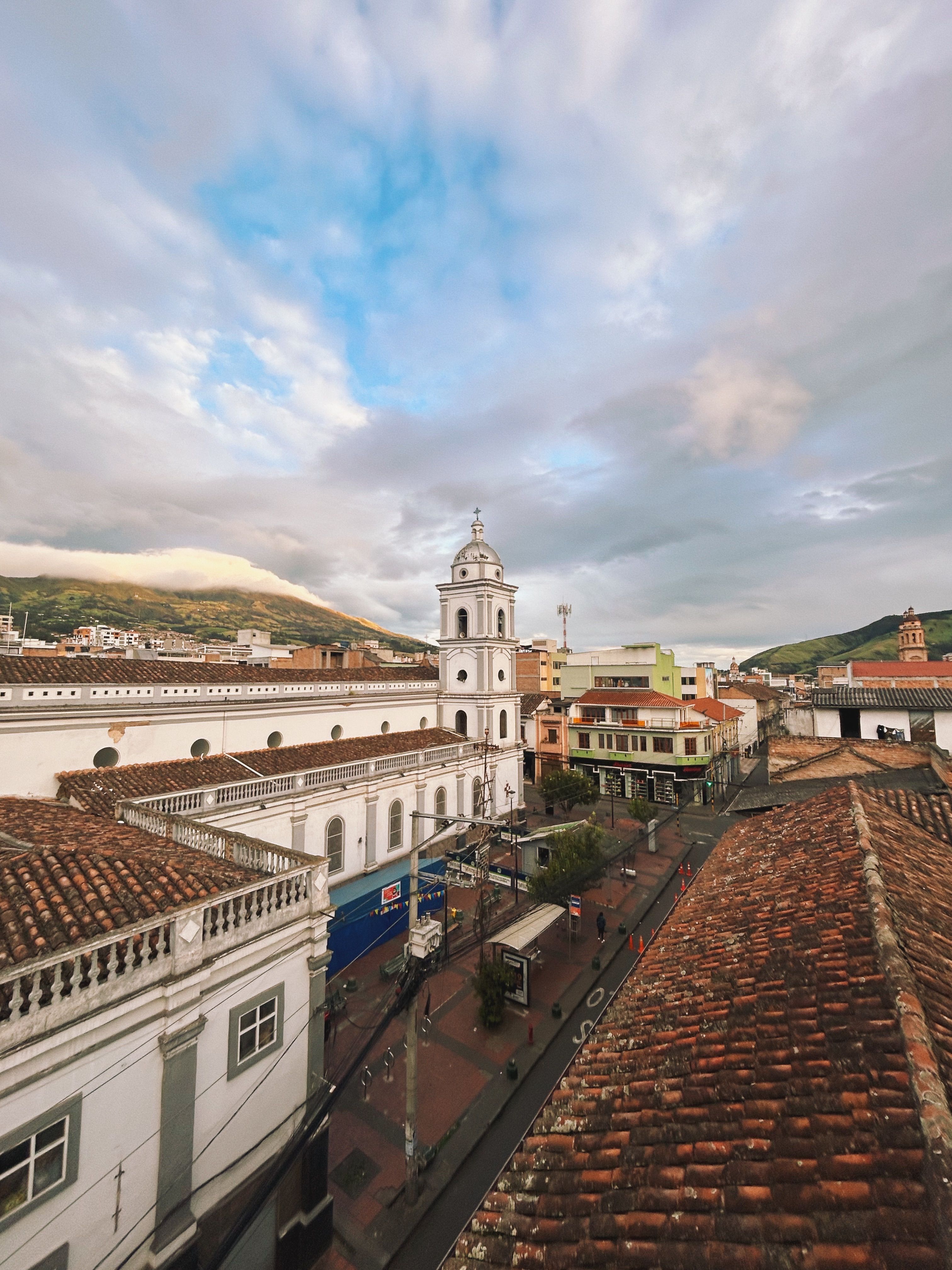 Aerial View of Pasto's Historic Church and Cityscape · Free Stock Photo