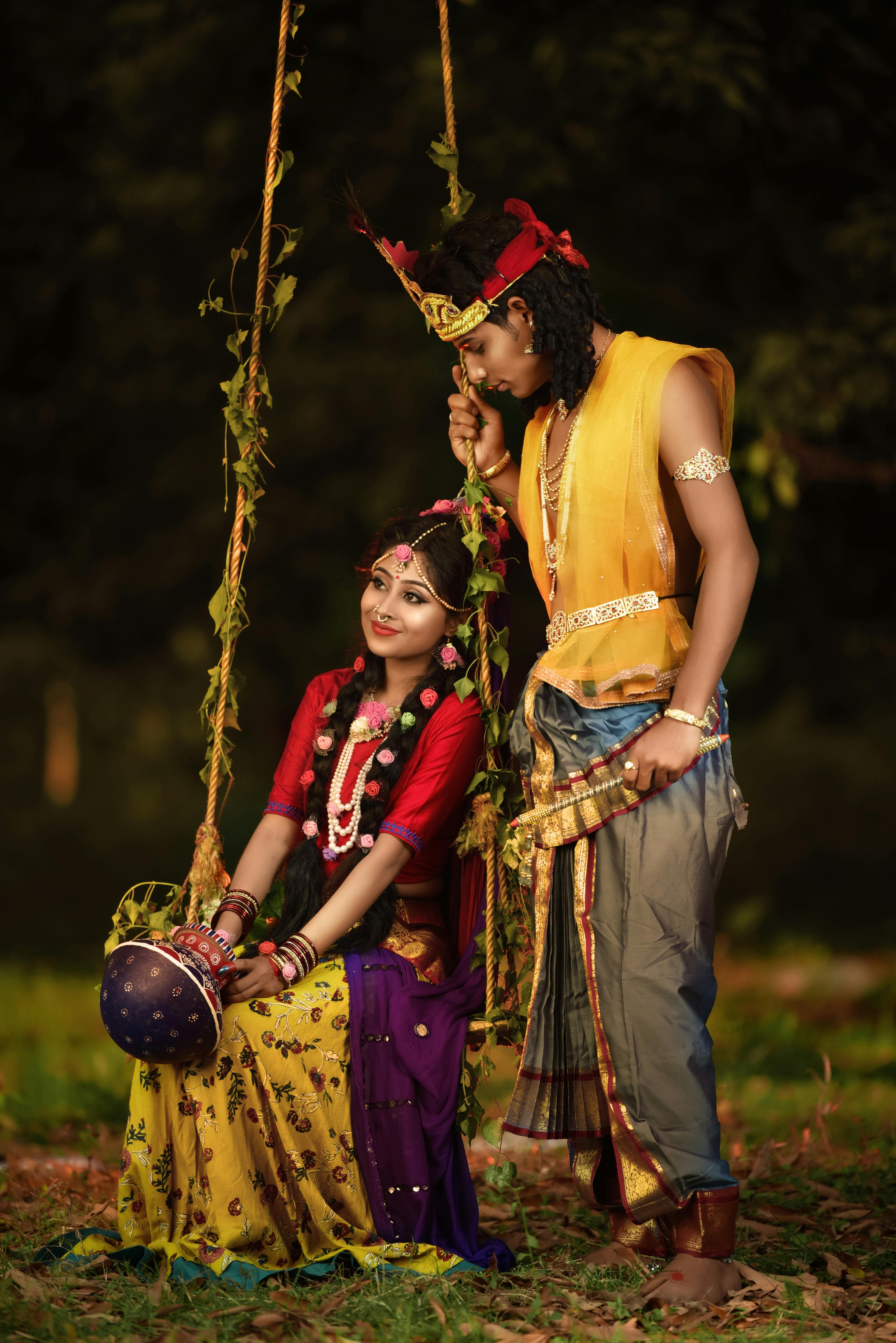 Traditional Indian Cultural Portrait Outdoors · Free Stock Photo